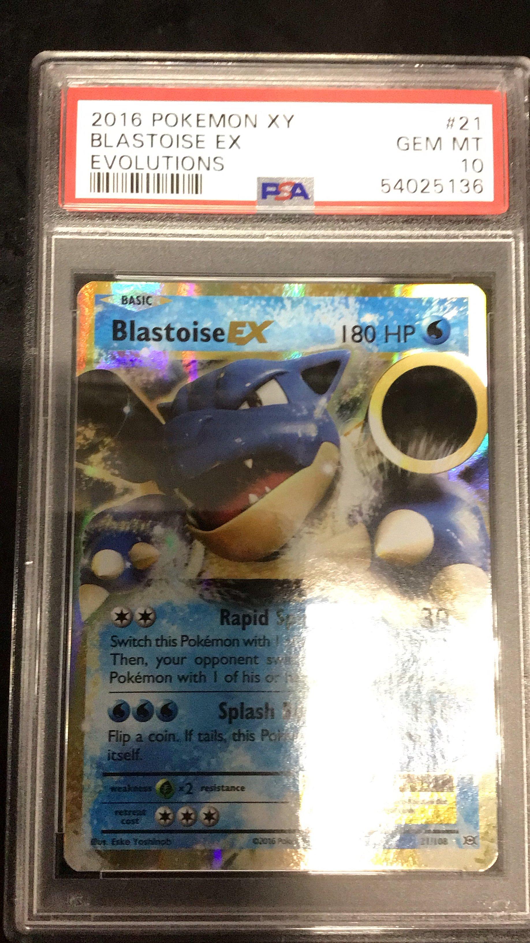 2016 Pokemon Xy Evolutions 21 Blastoise Ex PSA 10 | GameStop