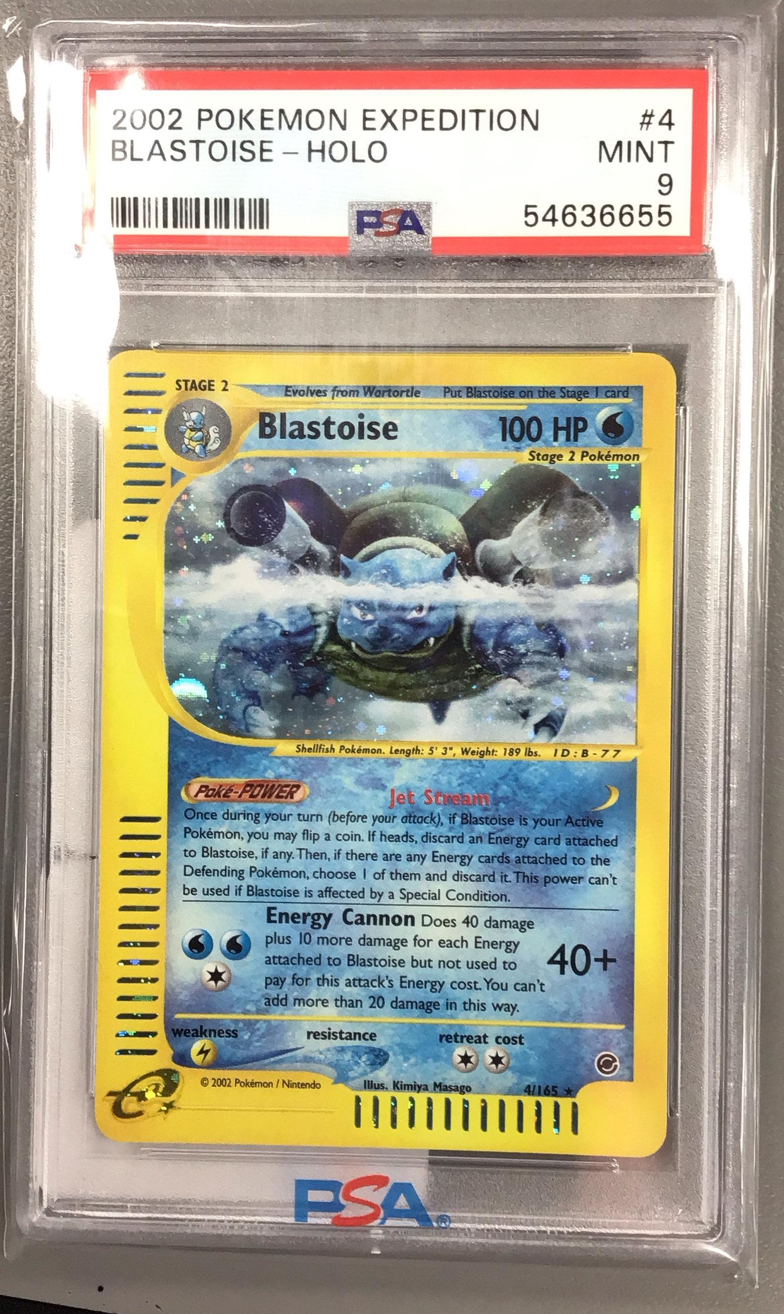 2002 Pokemon Expedition 4 Blastoise-holo PSA 9 | GameStop