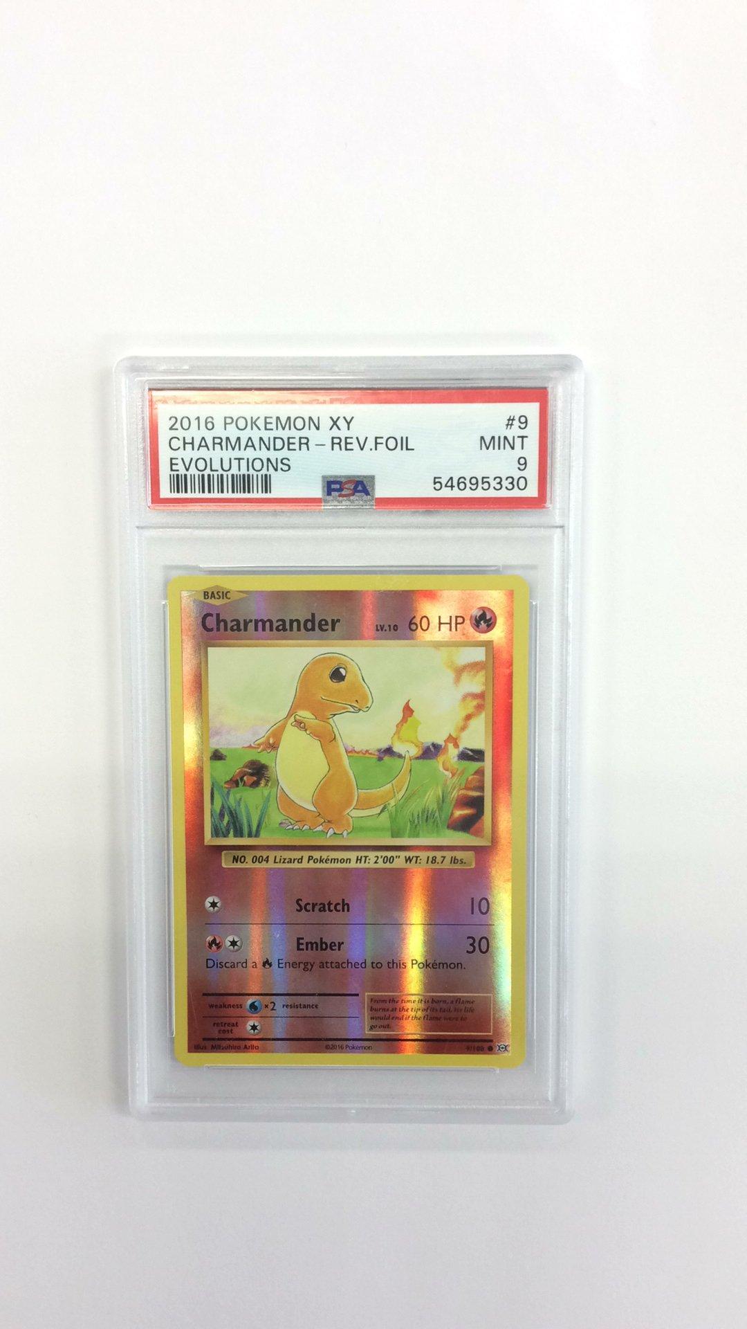 2016 Pokemon Xy Evolutions 9 Charmander-reverse Foil PSA 9 | GameStop