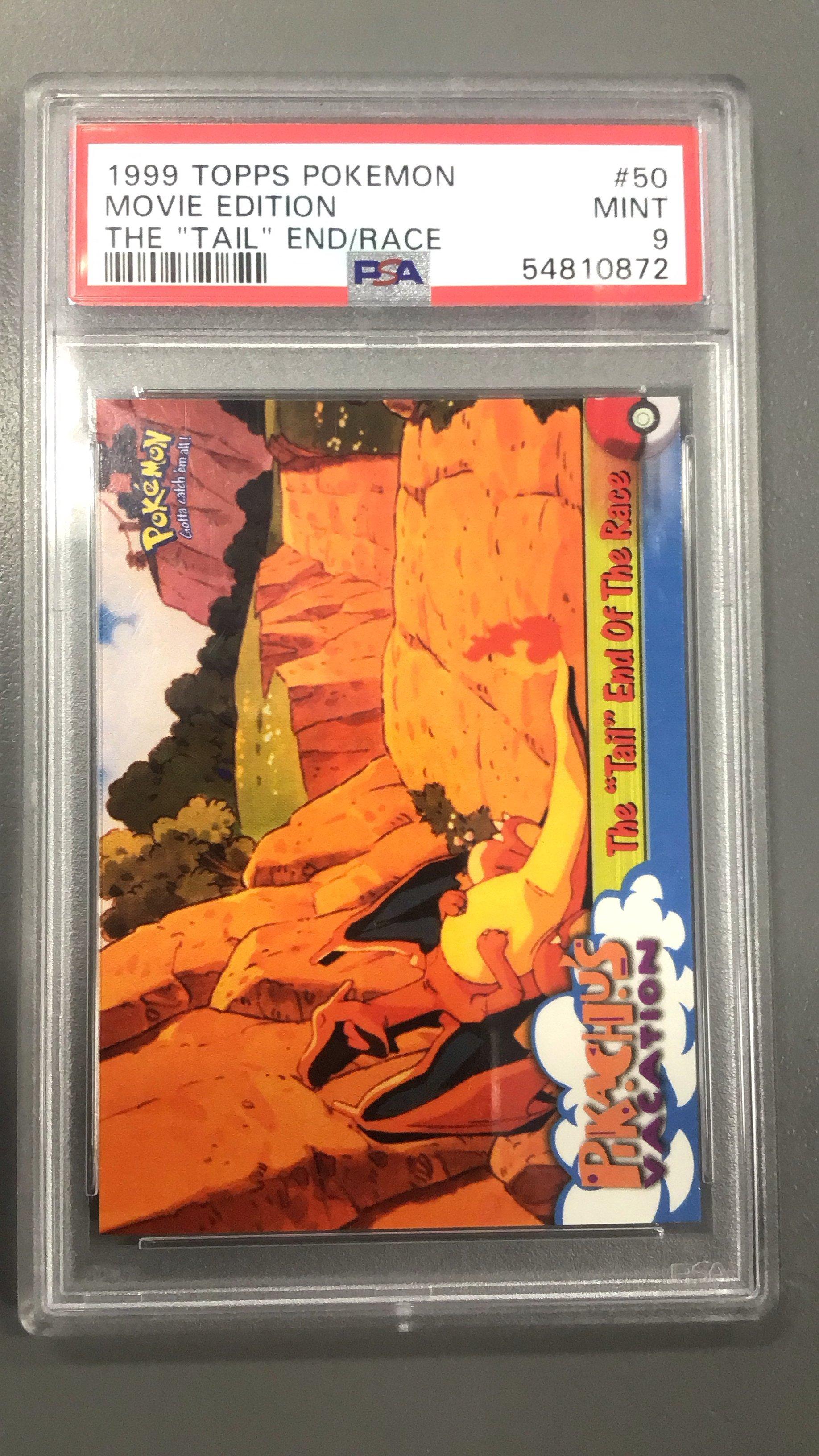 1999 Topps Pokemon The Movie Edt 50 Movie Edition The "tail" End Of The ...