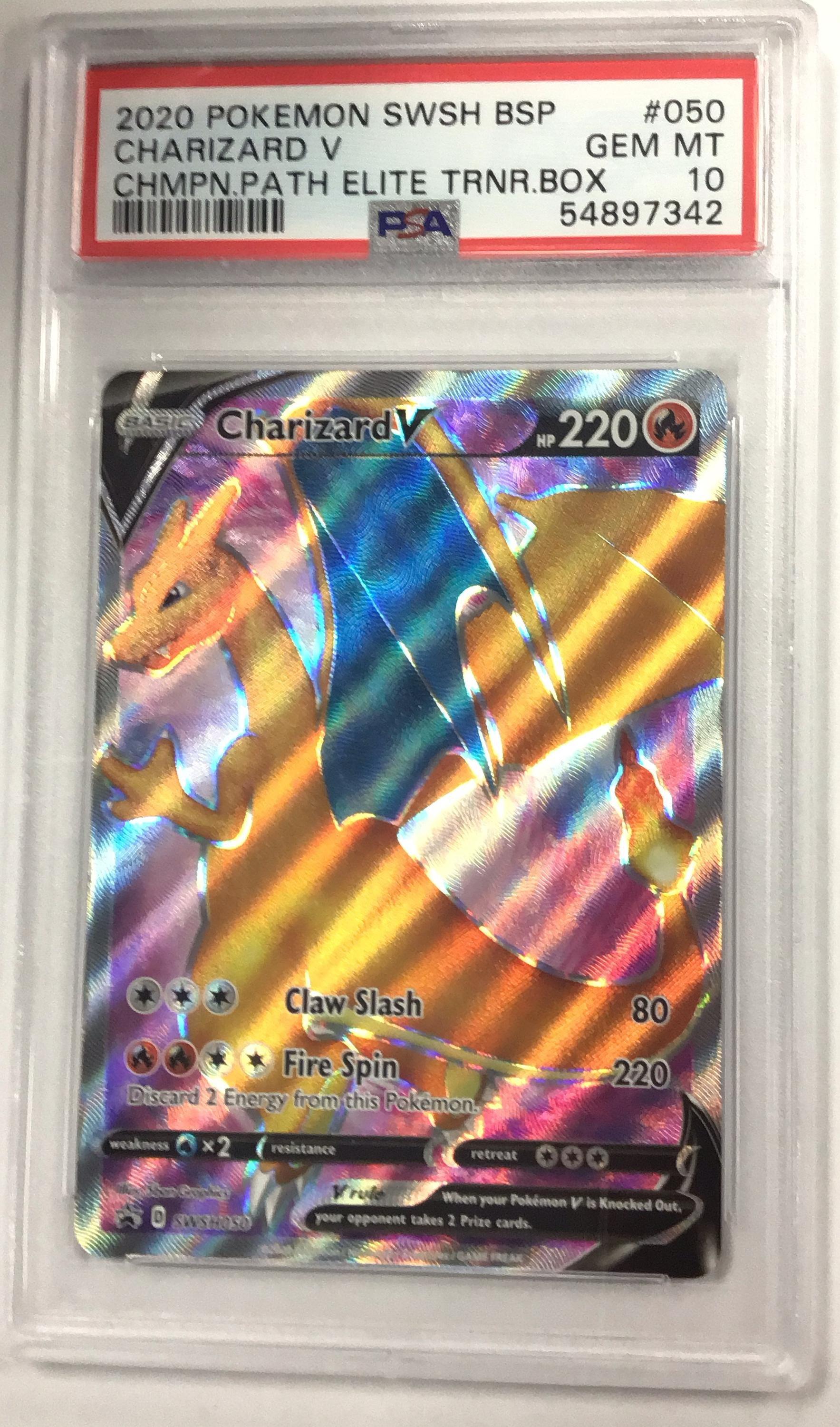 2020 Pokemon Swsh Black Star Promo 050 Charizard V Champion's Path ...