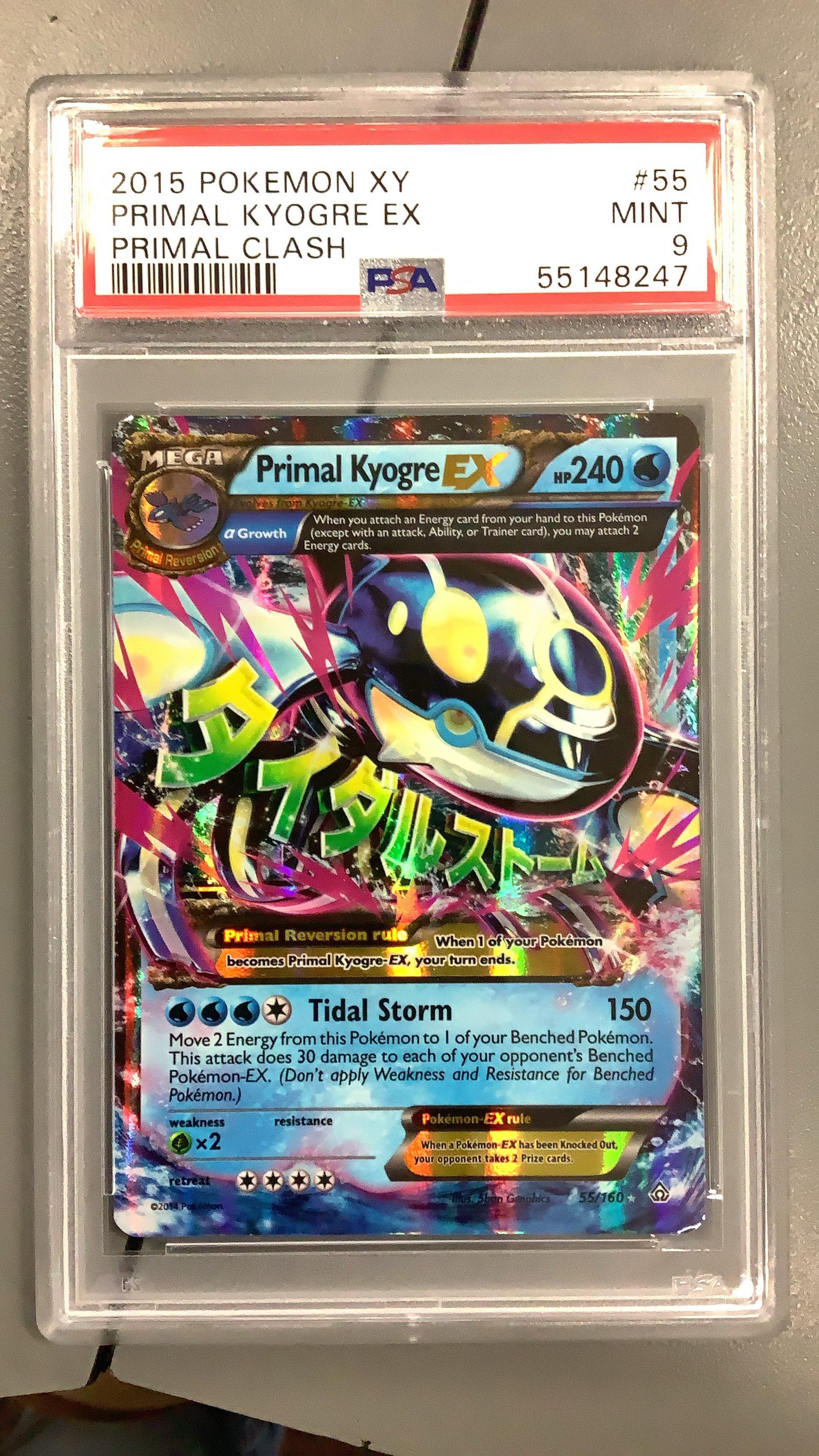 2015 Pokemon Xy Primal Clash 55 Primal Kyogre Ex PSA 9 | GameStop