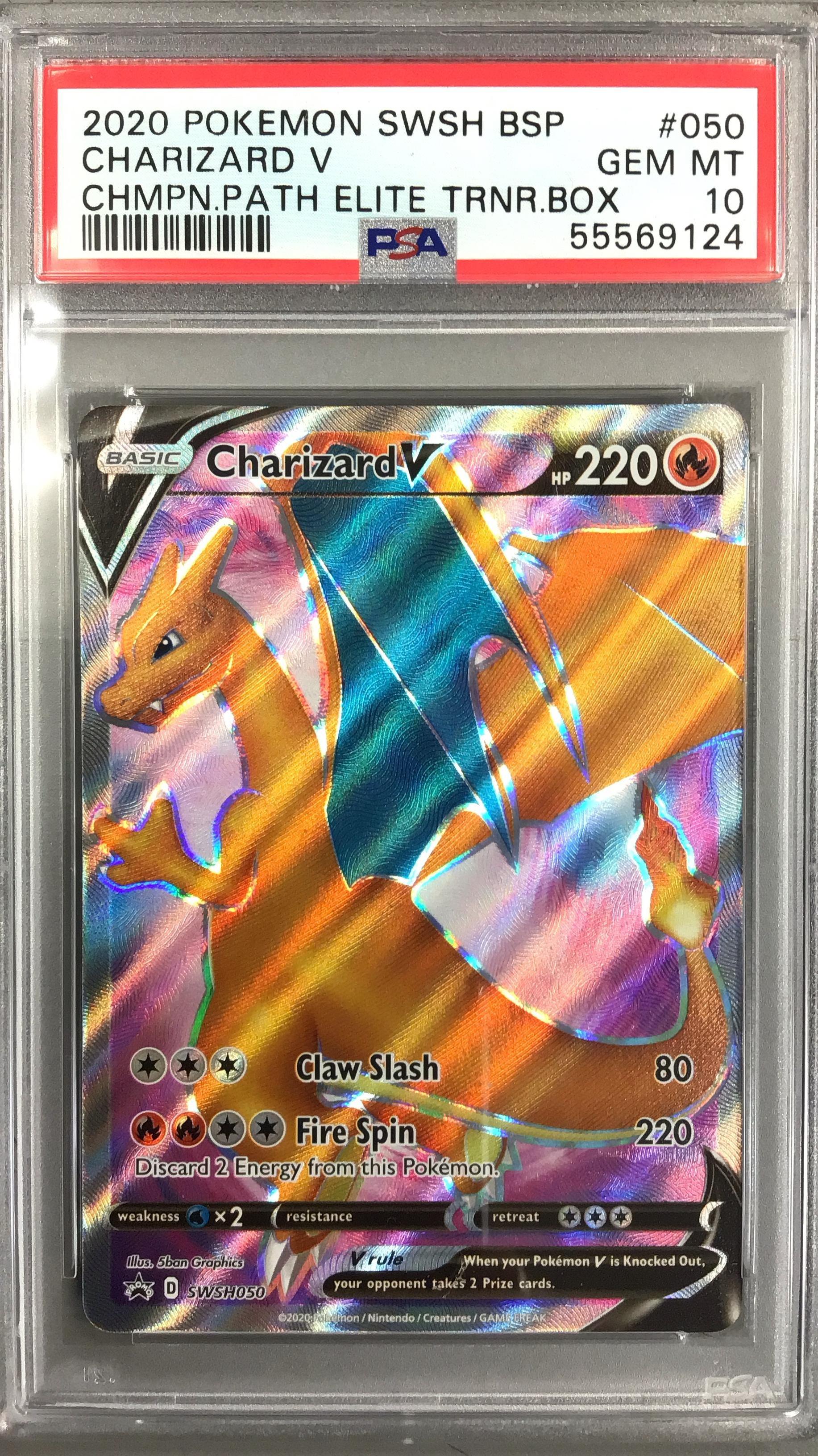 2020 Pokemon Swsh Black Star Promo 050 Charizard V Champion's Path ...