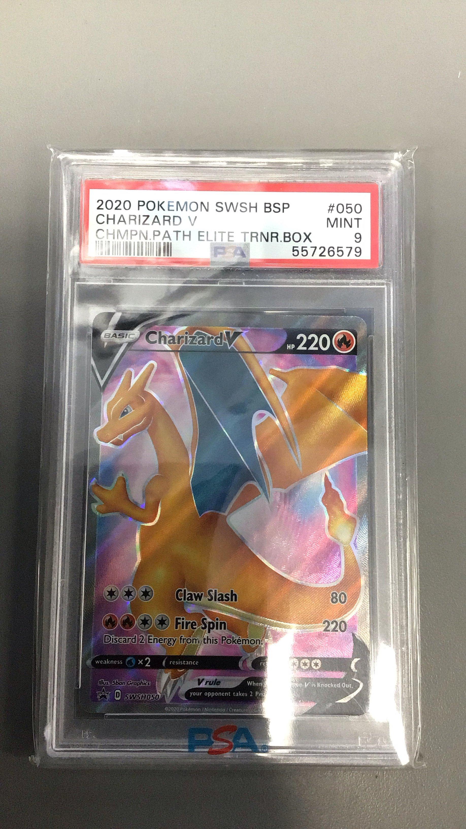 2020 Pokemon Swsh Black Star Promo 050 Charizard V Champion's Path ...