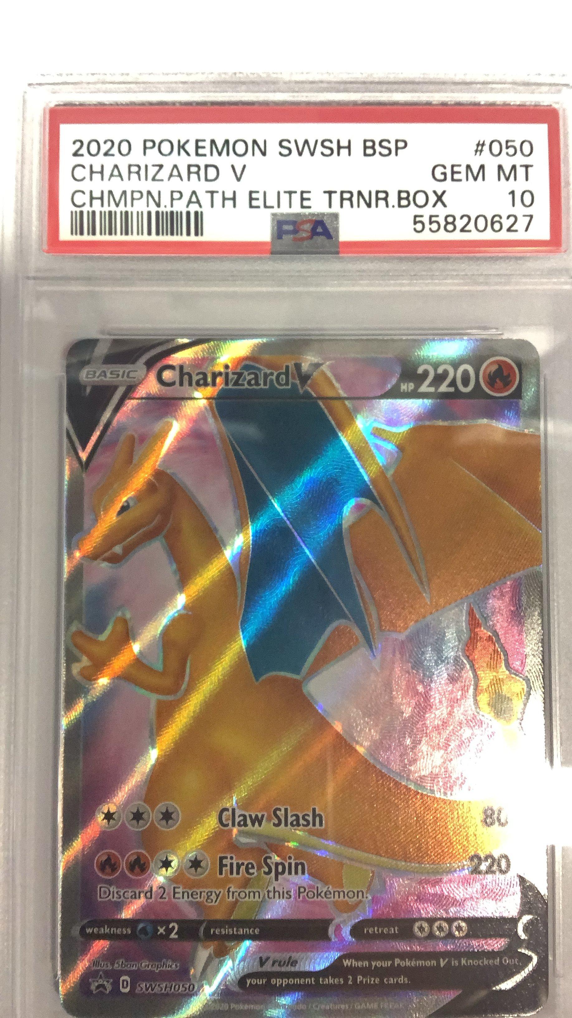 2020 Pokemon Swsh Black Star Promo 050 Charizard V Champion's Path ...
