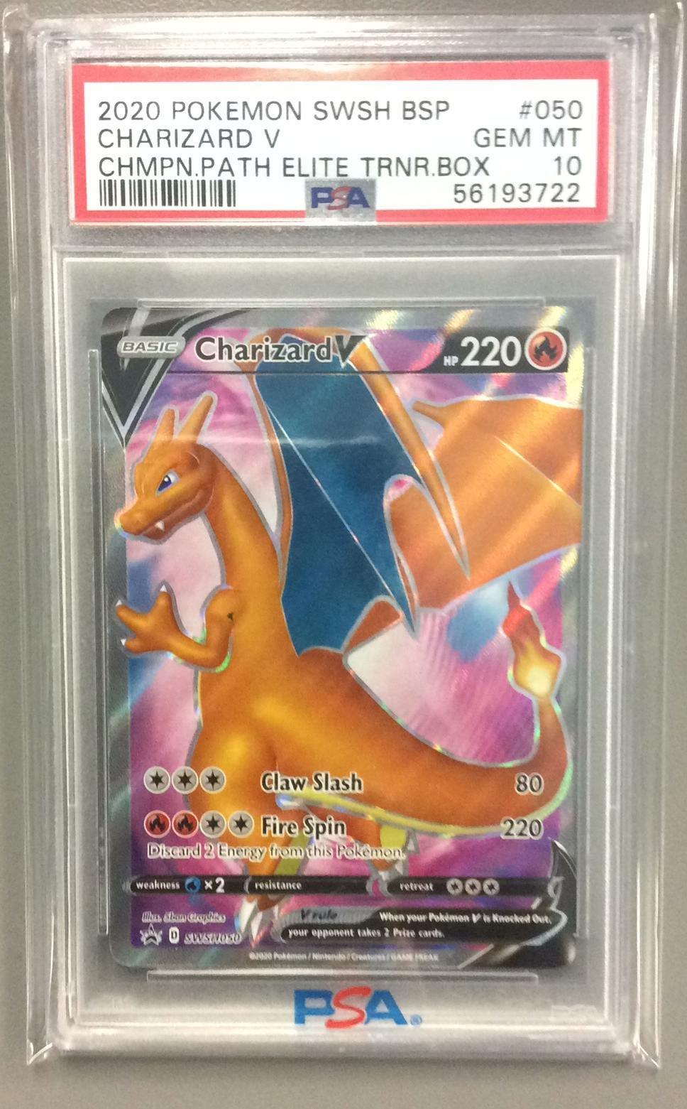 2020 Pokemon Swsh Black Star Promo 050 Charizard V Champion's Path ...