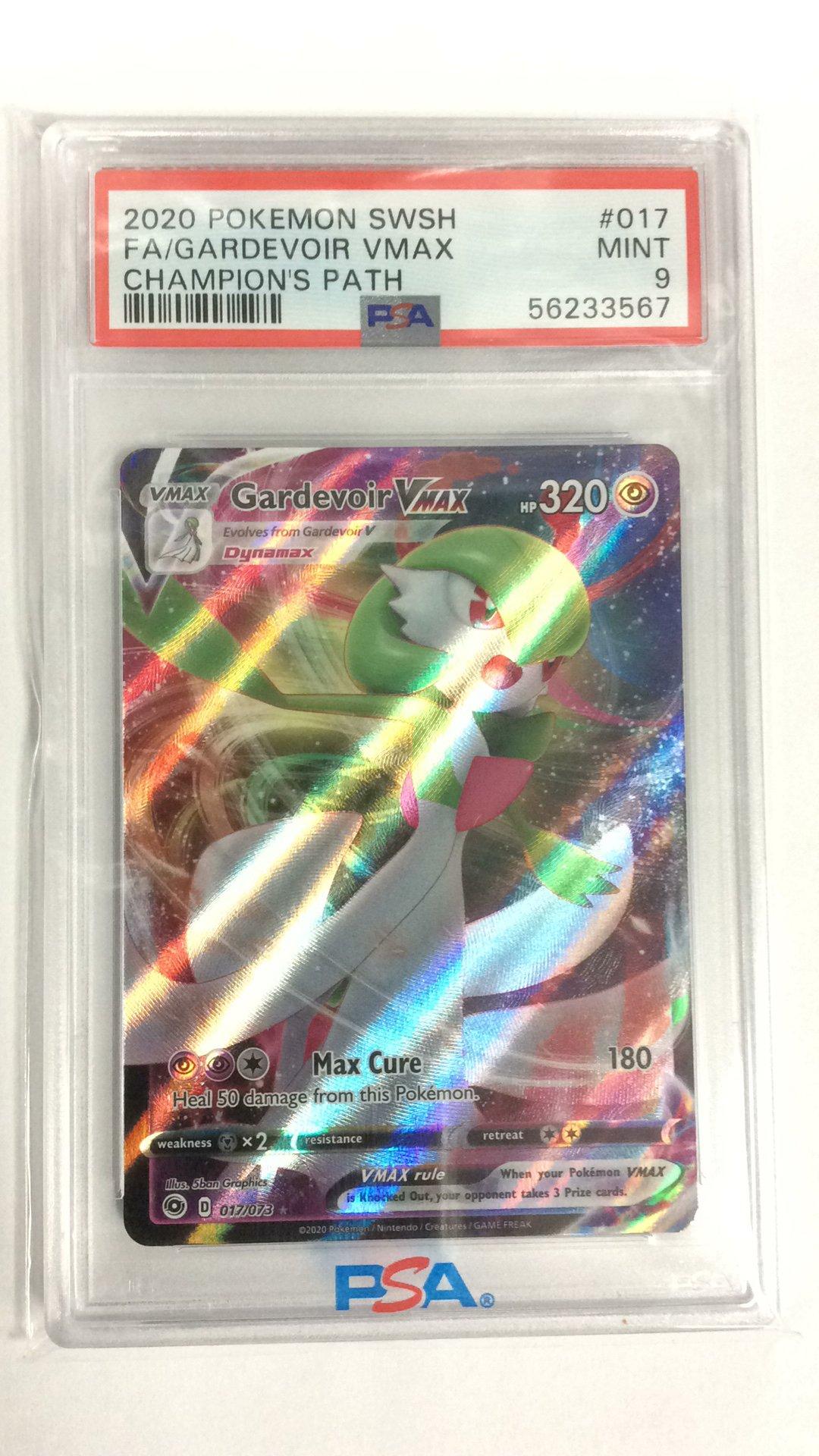 2020 Pokemon Sword & Shield Champion's Path 017 Full Art/gardevoir Vmax ...