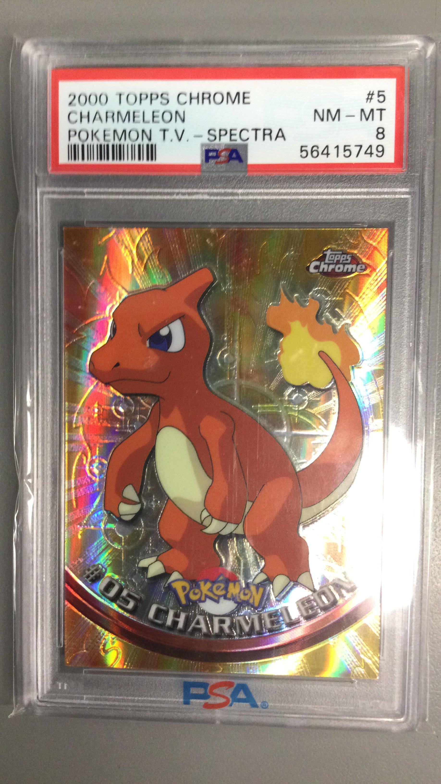 2000 Topps Chrome Pokemon T.v. 5 Charmeleon PSA 8 | GameStop