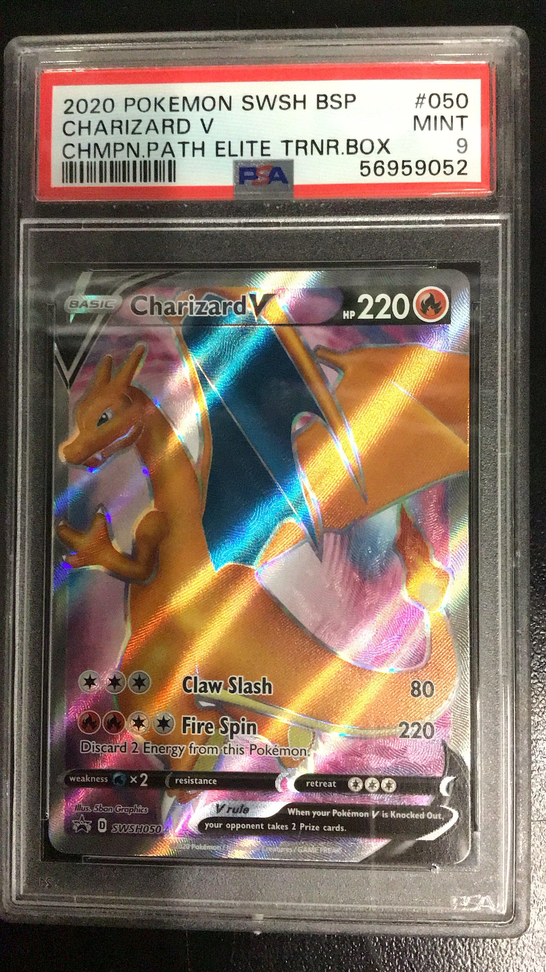 2020 Pokemon Swsh Black Star Promo 050 Charizard V Champion's Path ...