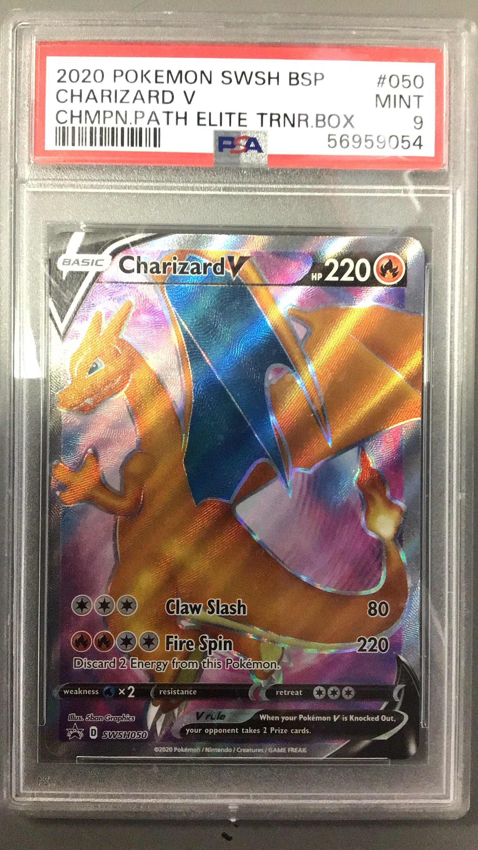 2020 Pokemon Swsh Black Star Promo 050 Charizard V Champion's Path ...