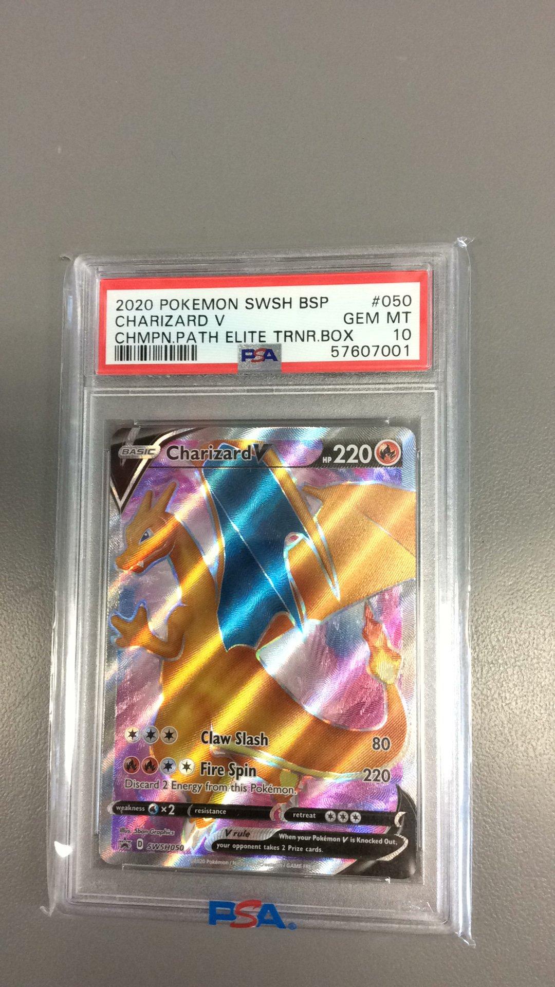 2020 Pokemon Swsh Black Star Promo 050 Charizard V Champion's Path ...