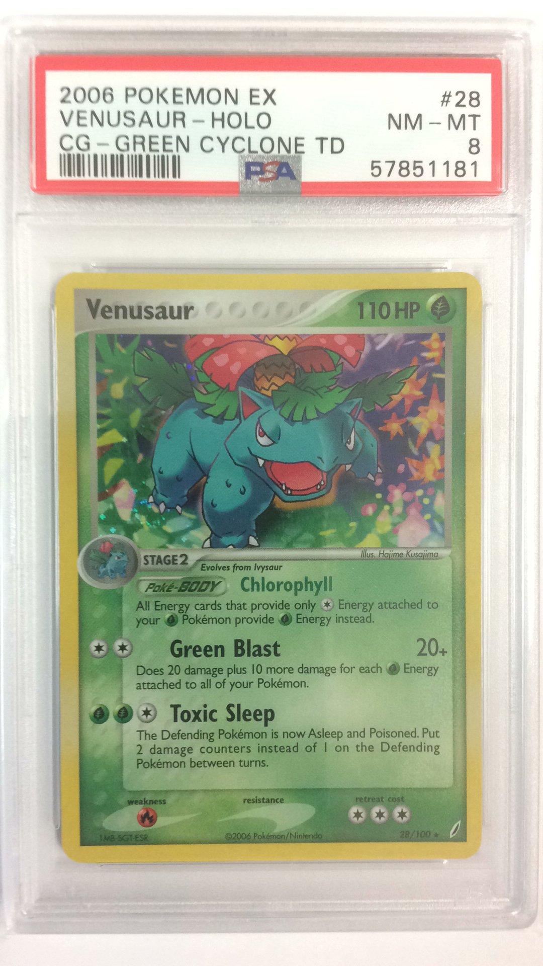 2006 Pokemon Ex Crystal Guardians 28 Venusaur PSA 8 | GameStop