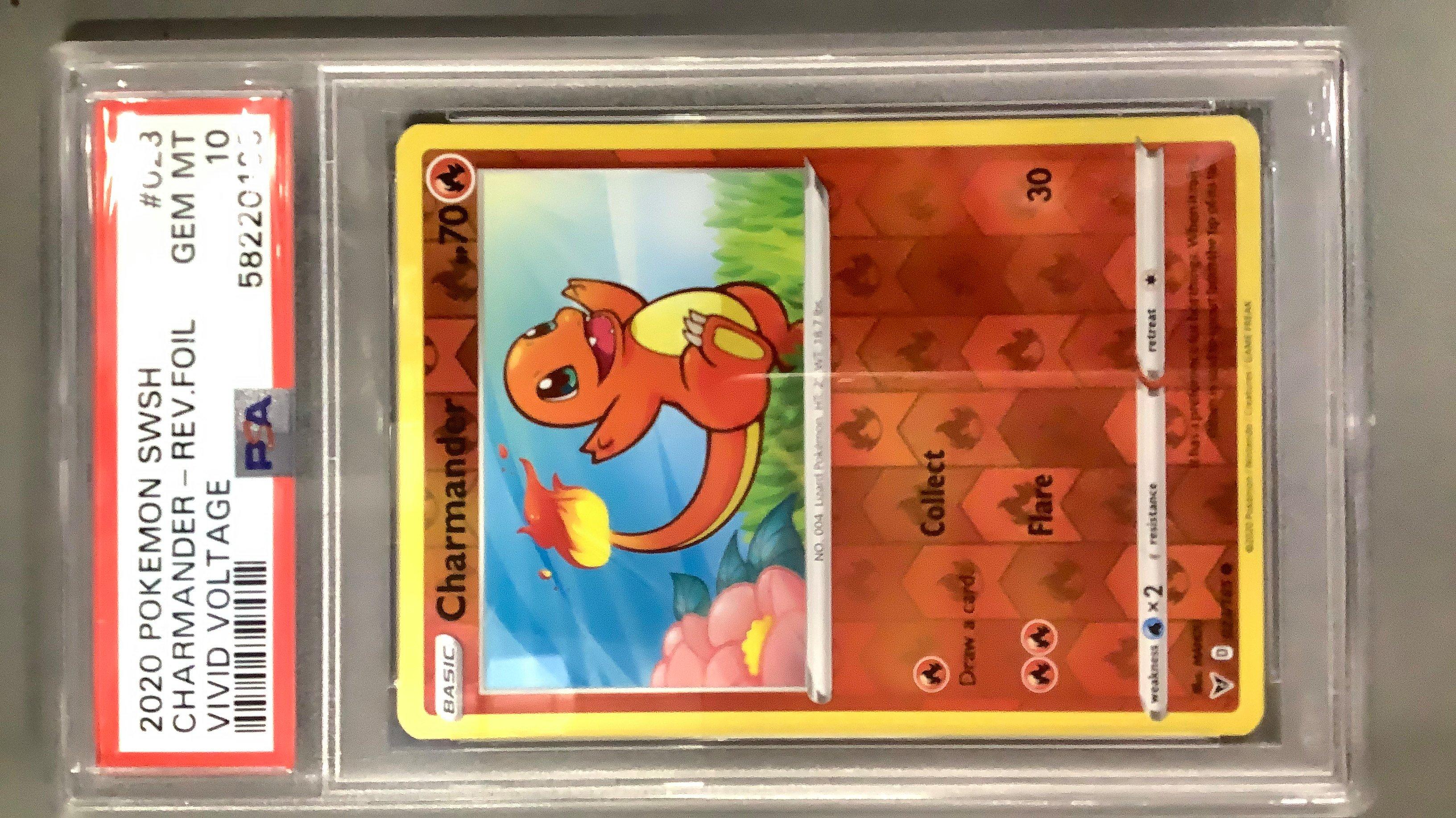 2020 Pokemon Sword & Shield Vivid Voltage 023 Charmander PSA 10 | GameStop