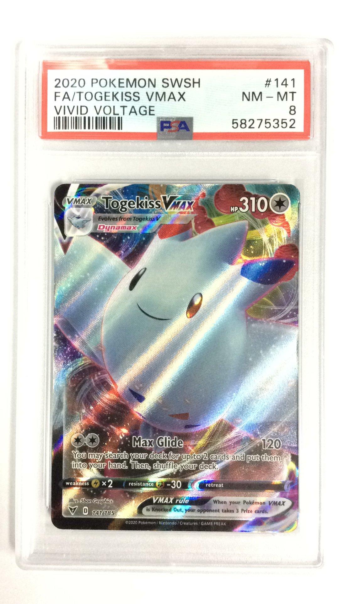 2020 Pokemon Sword & Shield Vivid Voltage 141 Full Art/togekiss Vmax ...