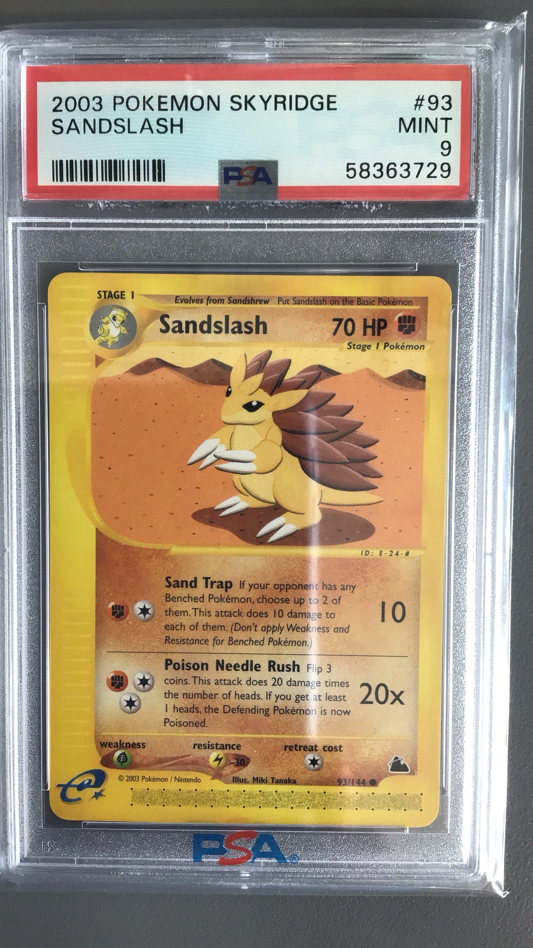 2003 Pokemon Skyridge 93 Sandslash PSA 9 | GameStop