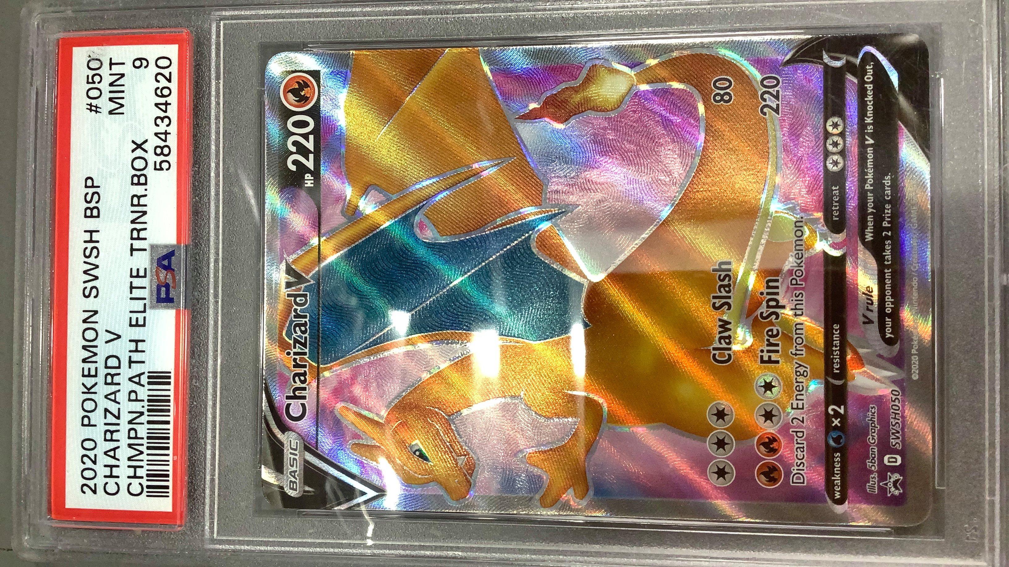 2020 Pokemon Swsh Black Star Promo 050 Charizard V Champion's Path ...