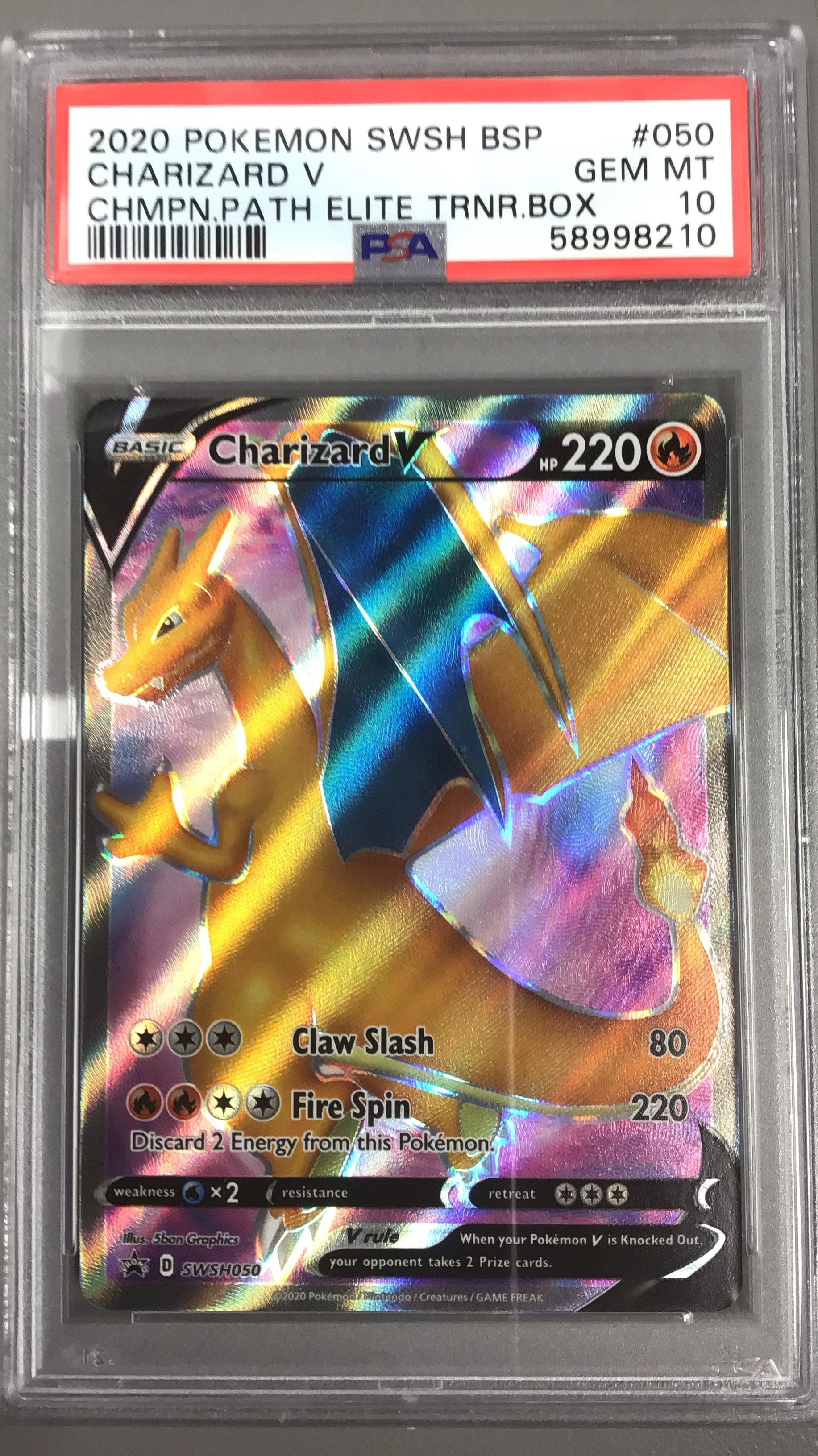 2020 Pokemon Swsh Black Star Promo 050 Charizard V Champion's Path ...