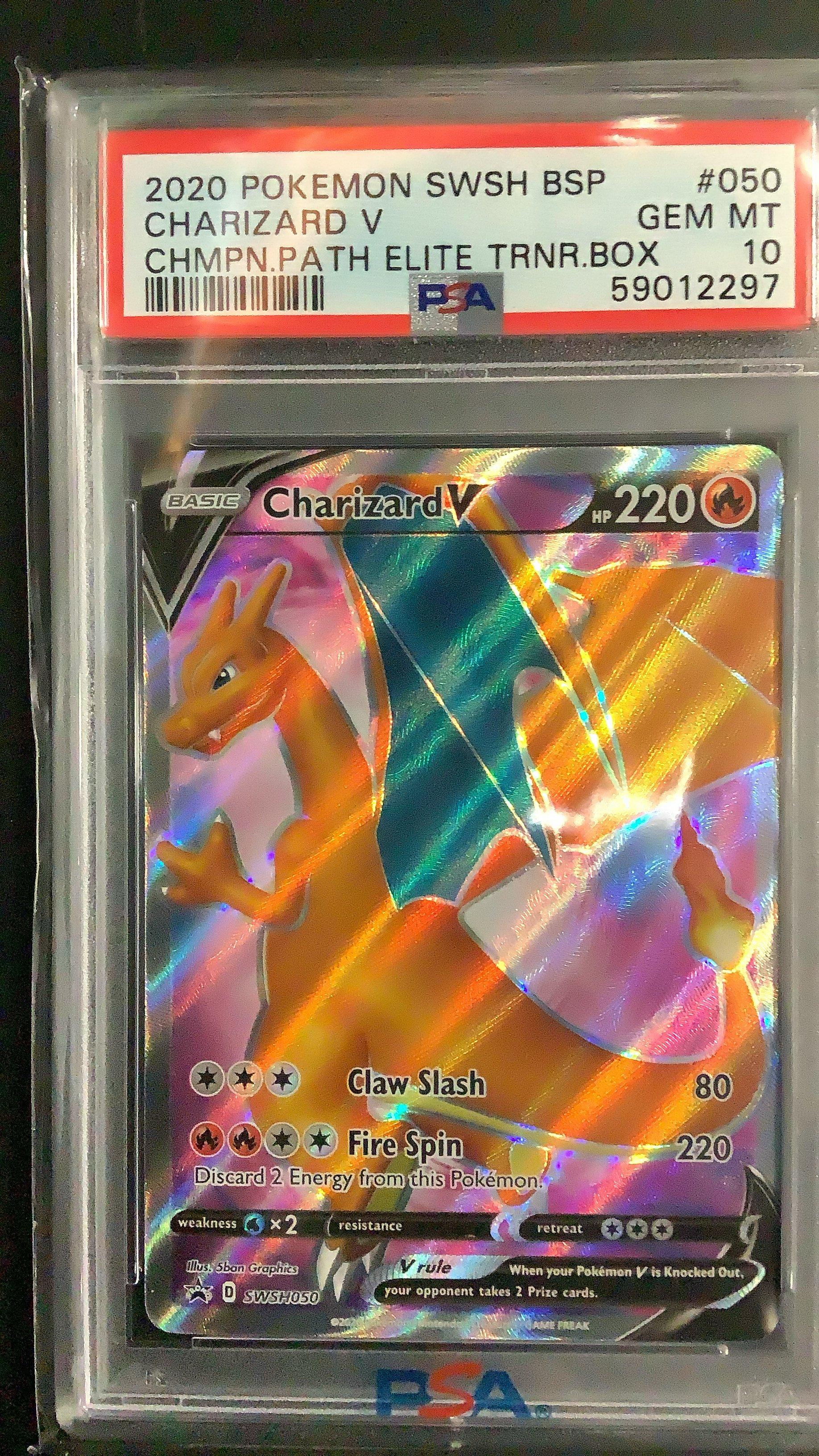 2020 Pokemon Swsh Black Star Promo 050 Charizard V Champion's Path ...