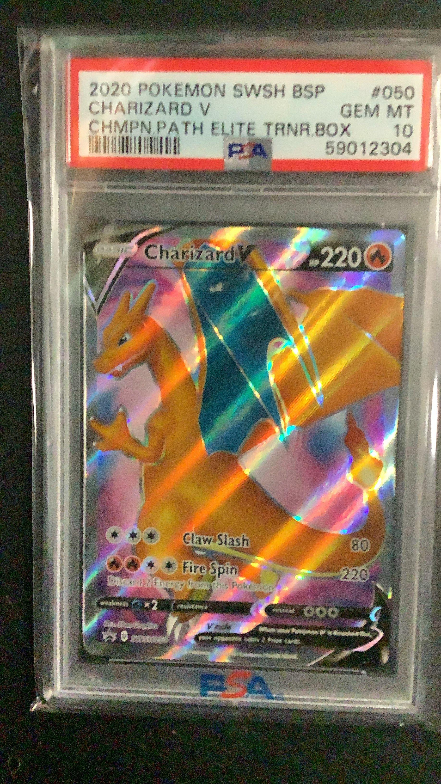 2020 Pokemon Swsh Black Star Promo 050 Charizard V Champion's Path ...