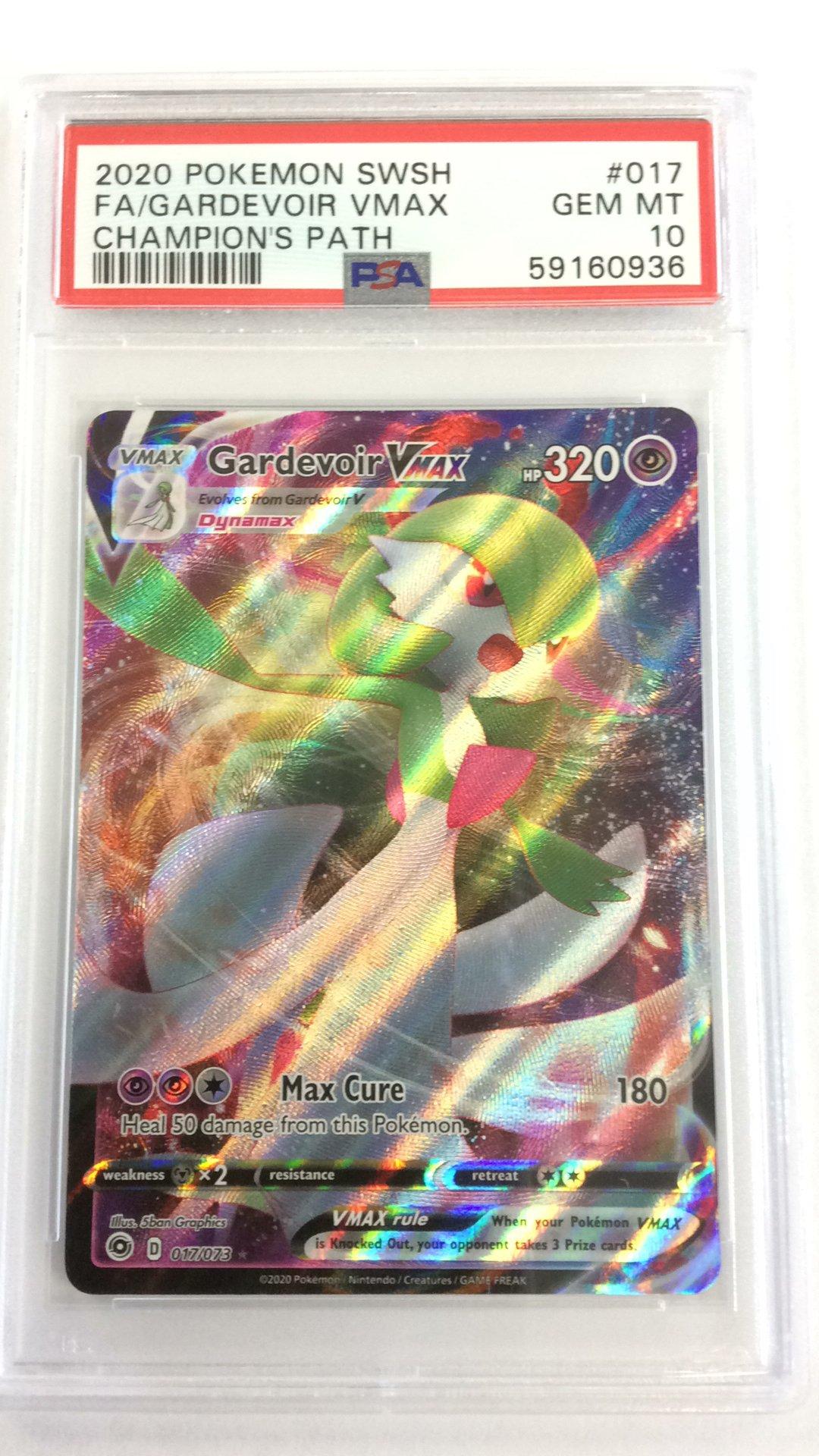 2020 Pokemon Sword & Shield Champion's Path 017 Full Art/gardevoir Vmax ...