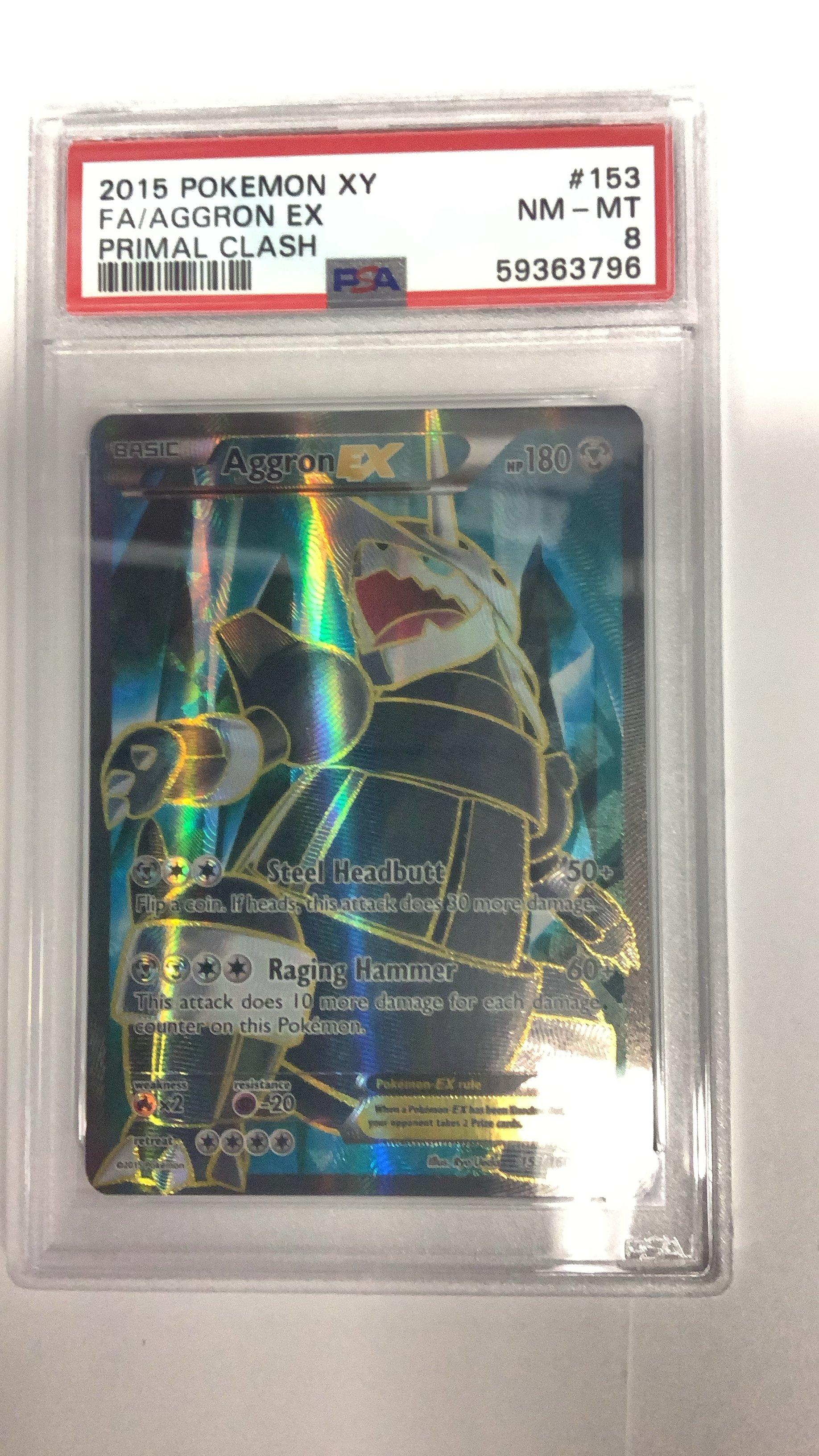 2015 Pokemon Xy Primal Clash 153 Full Art/aggron Ex PSA 8 | GameStop