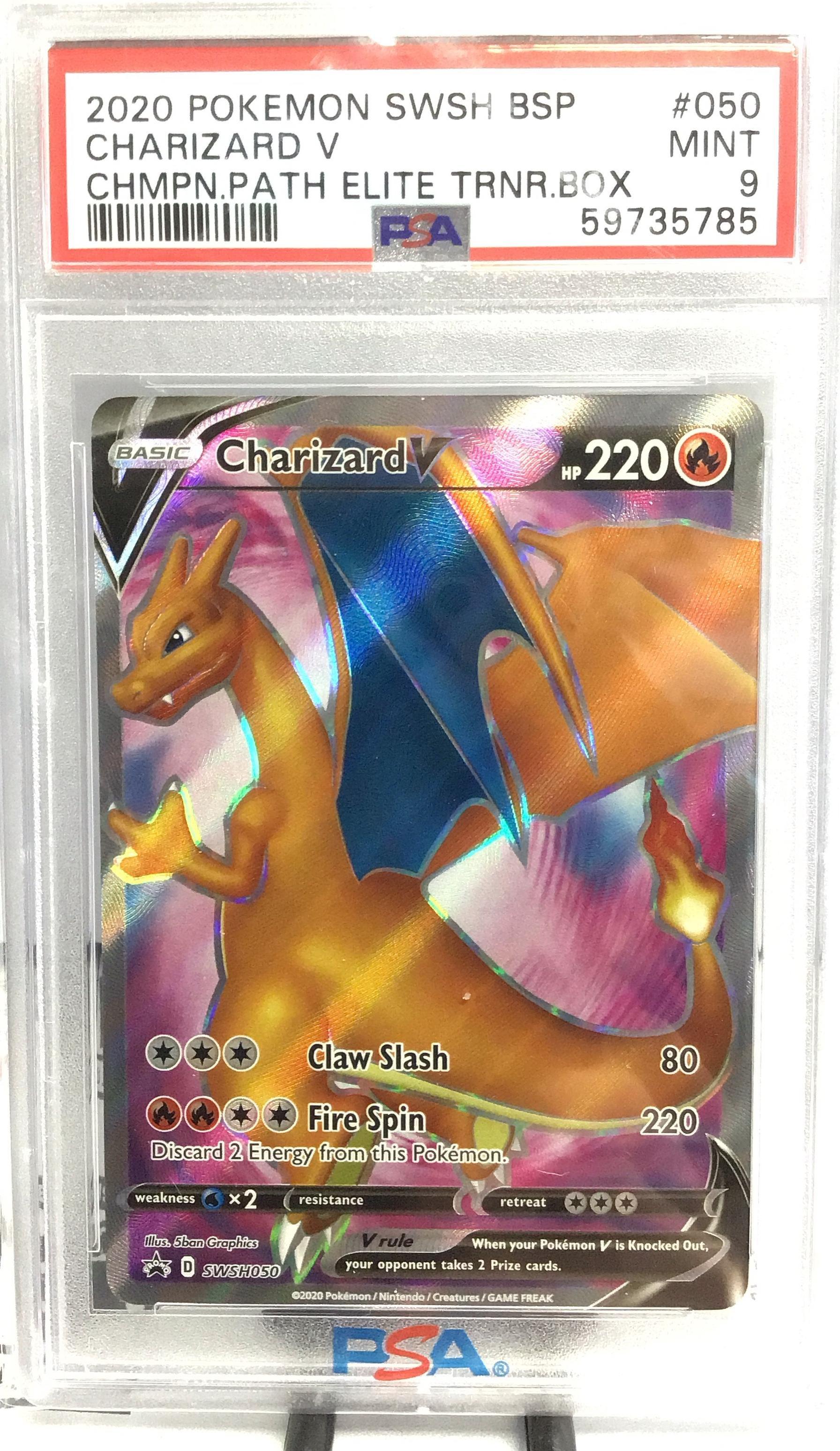 2020 Pokemon Swsh Black Star Promo 050 Charizard V Champion's Path ...