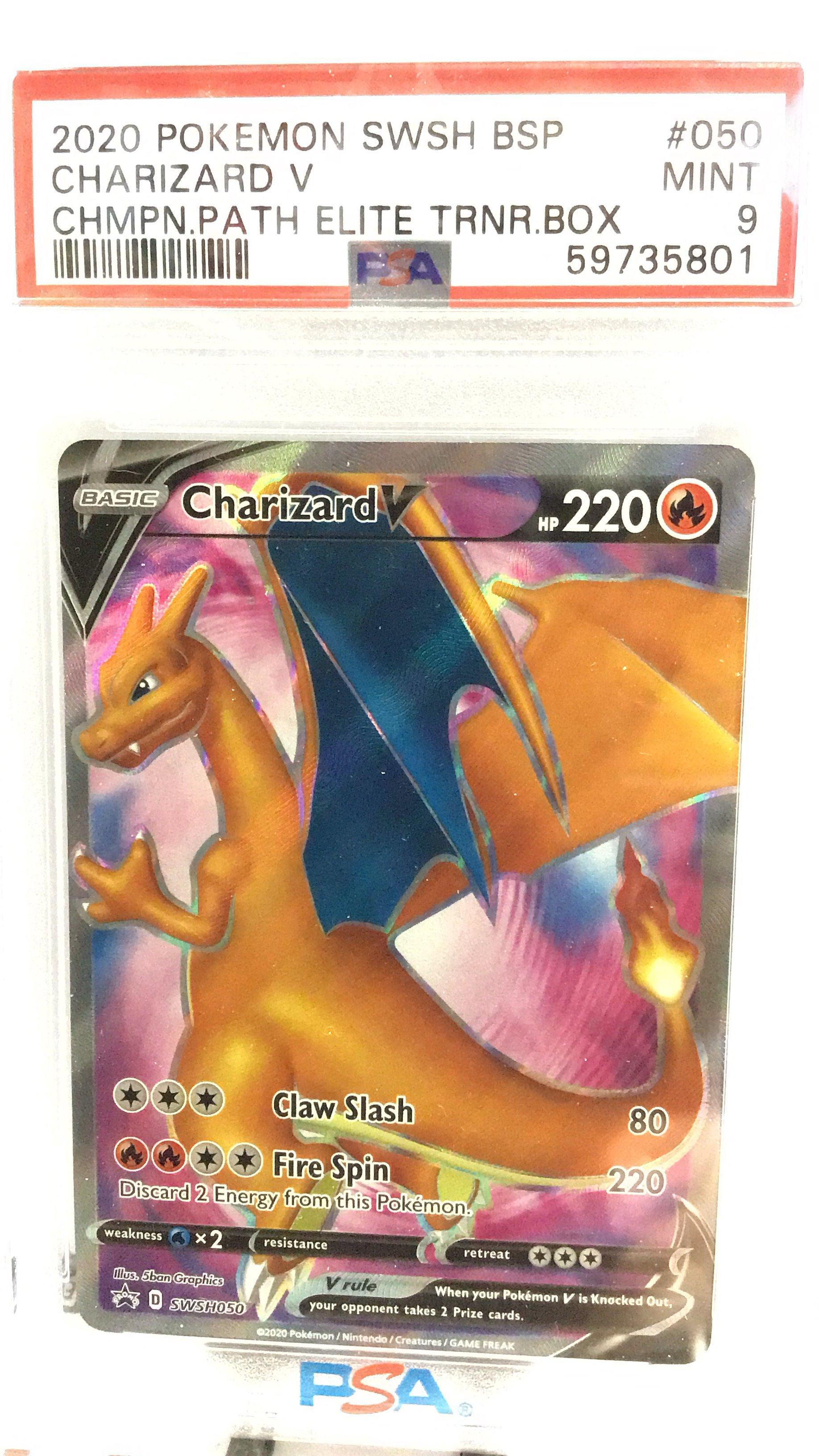 2020 Pokemon Swsh Black Star Promo 050 Charizard V Champion's Path ...