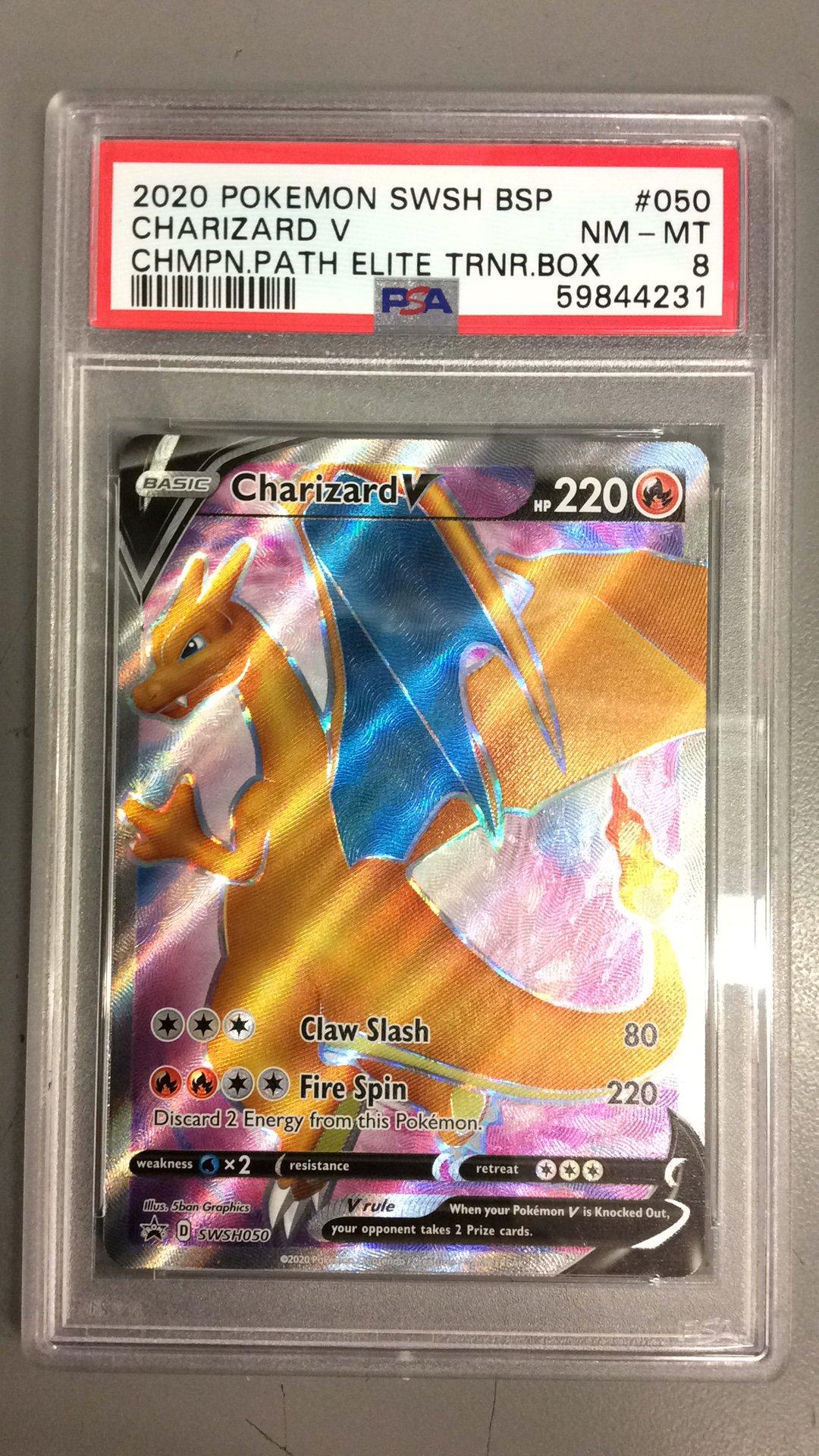 2020 Pokemon Swsh Black Star Promo 050 Charizard V Champion's Path ...