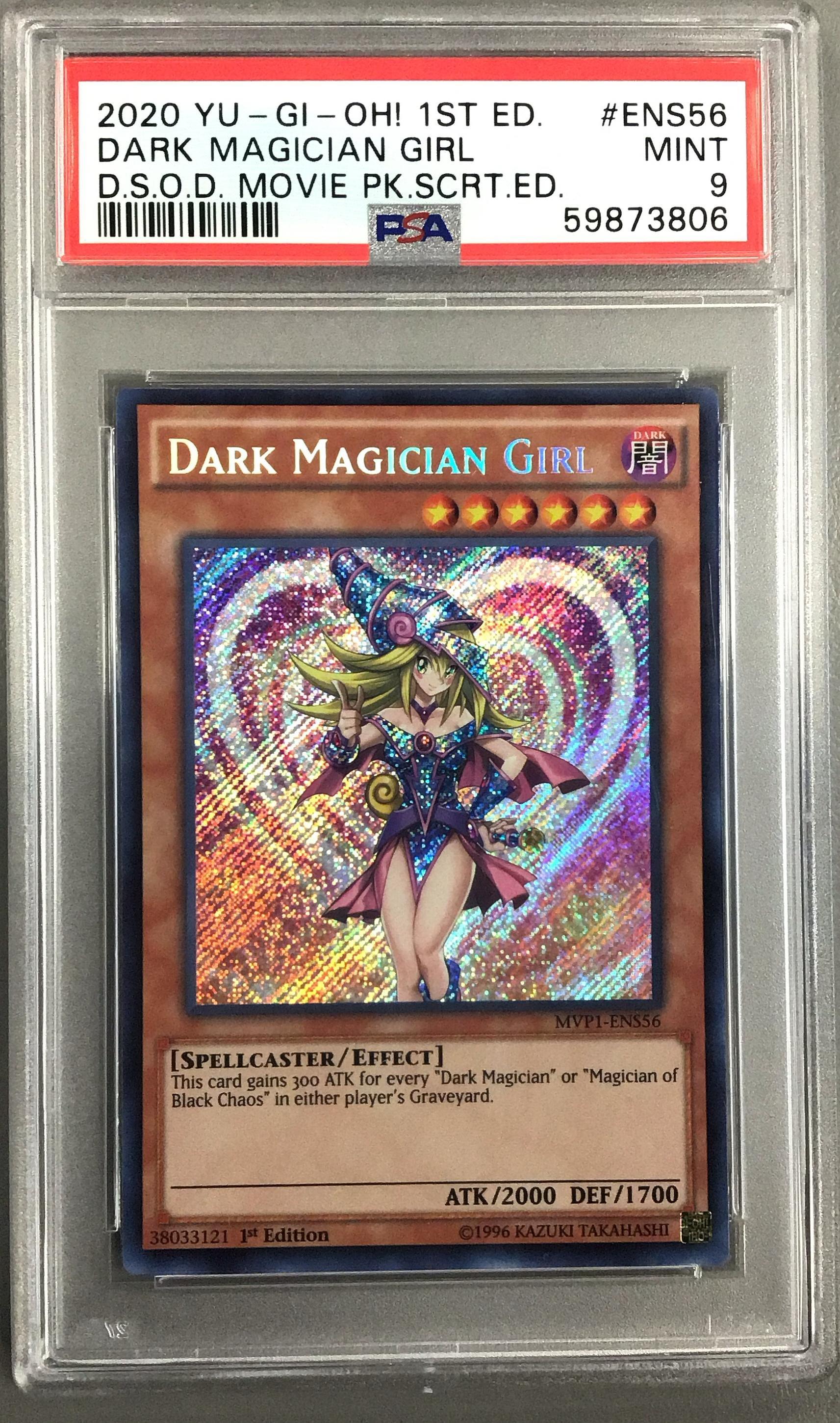 2020 Yu-gi-oh! The Dark Side Of Dimensions Movie Pack Secret Edition Ens56 Dark Magician Girl ...