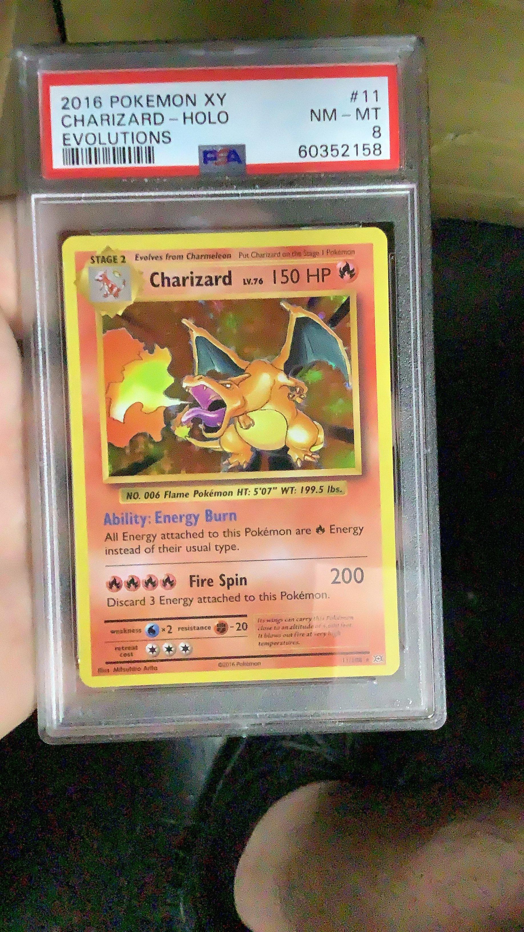 2016 Pokemon Xy Evolutions 11 Charizard-holo PSA 8 | GameStop