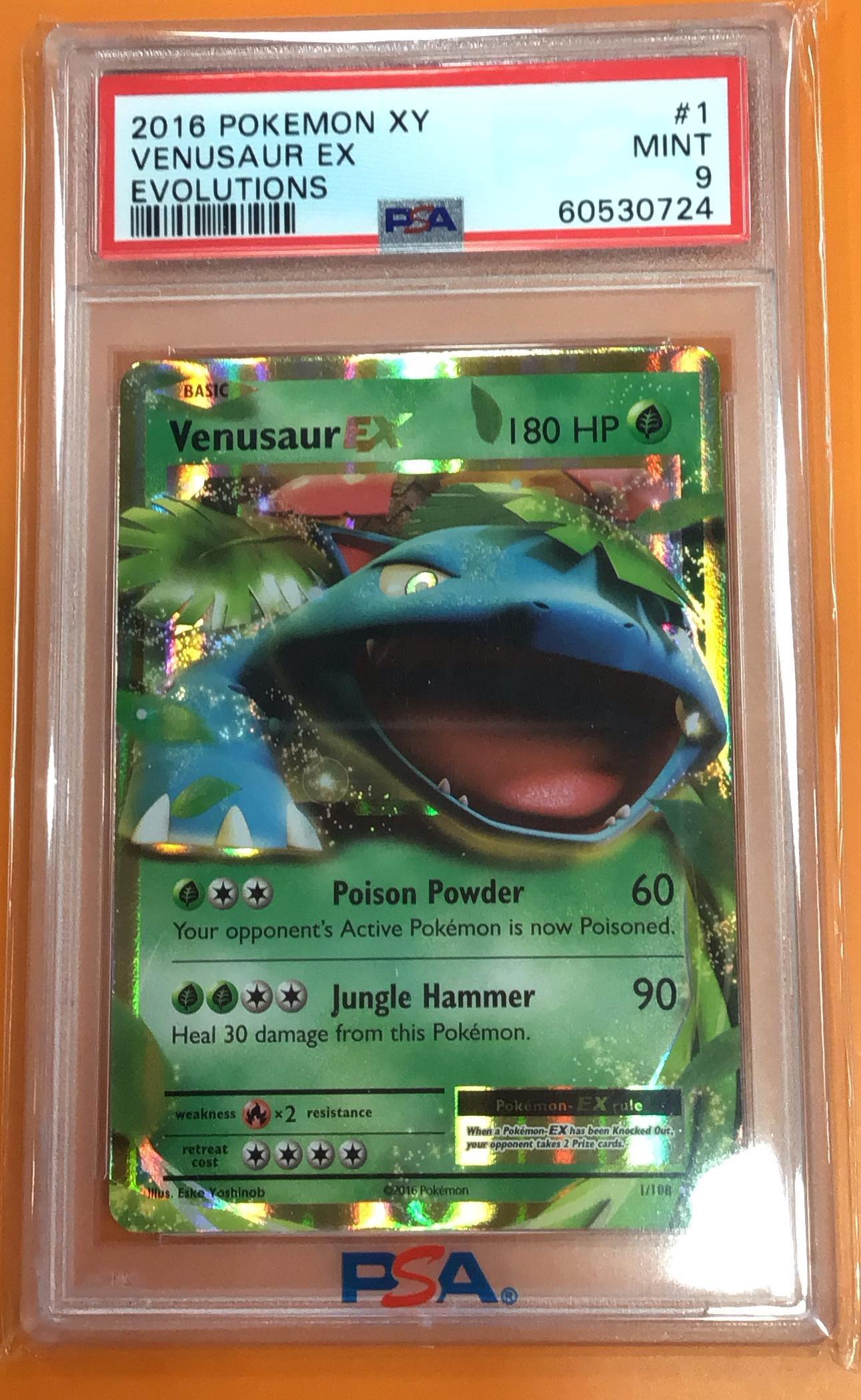 2016 Pokemon Xy Evolutions 1 Venusaur Ex PSA 9 | GameStop
