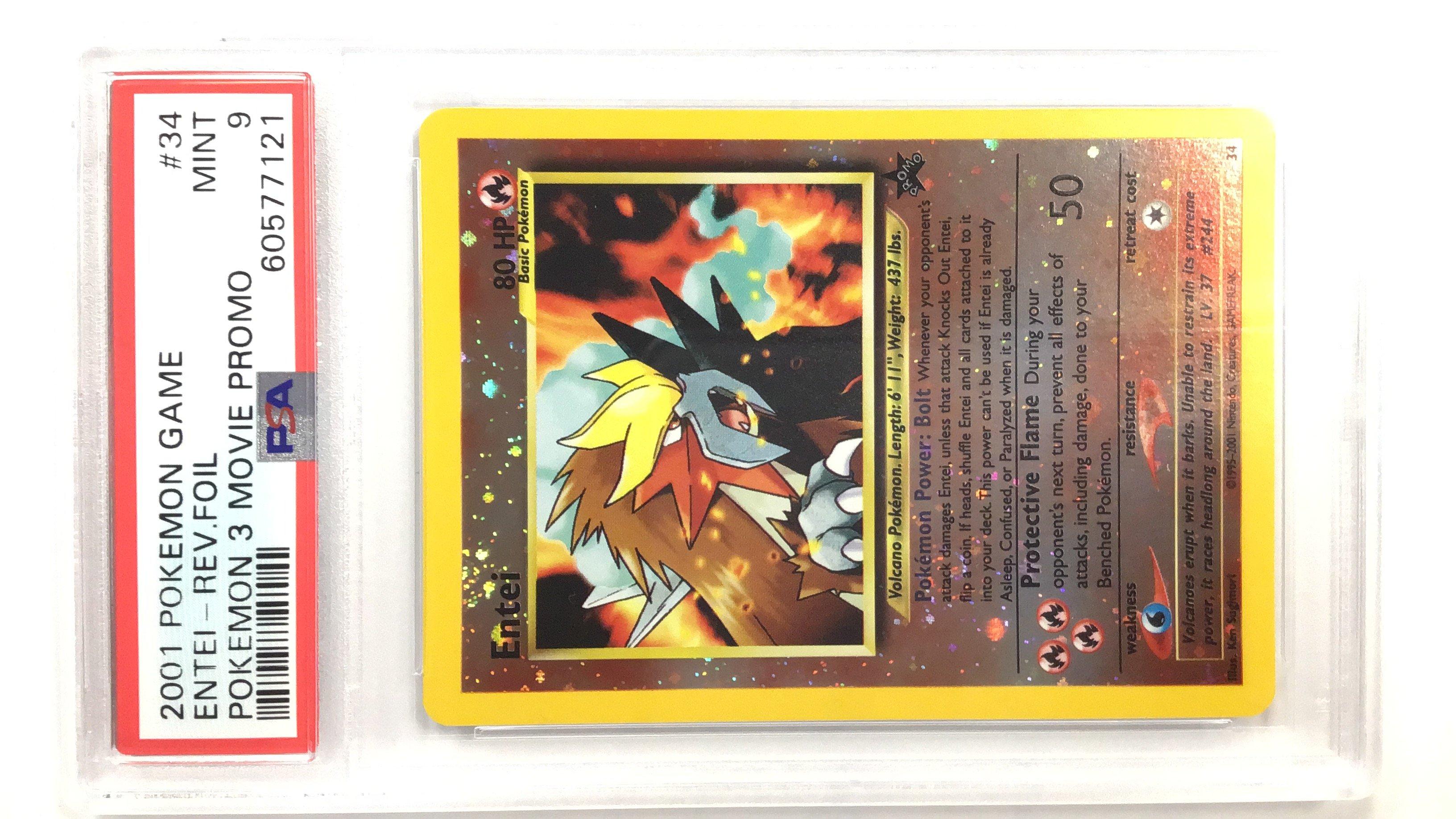 2001 Pokemon Game Movie 34 Entei PSA 9 | GameStop