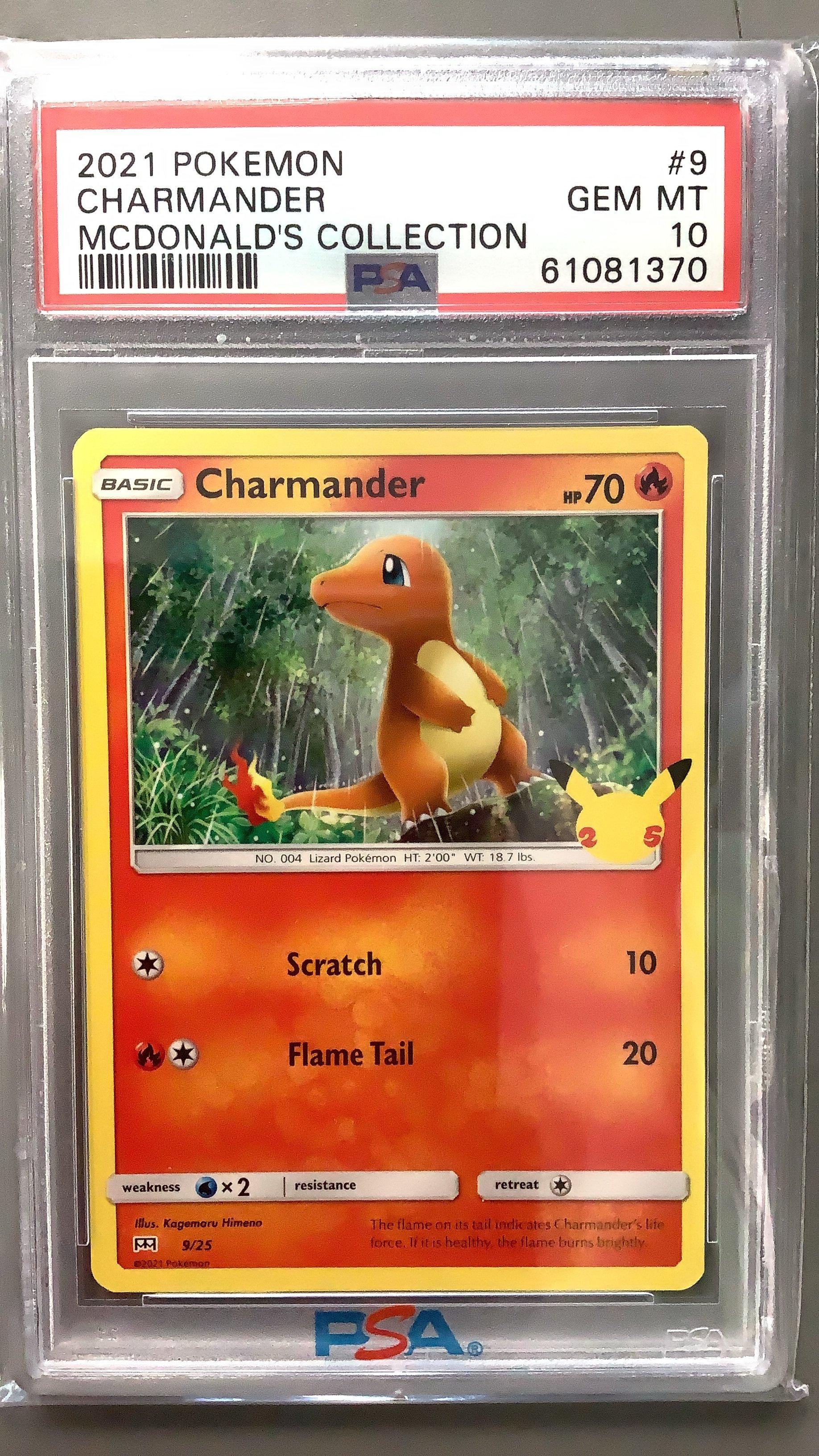 2021 Pokemon Mcdonald's Collection 9 Charmander PSA 10 | GameStop