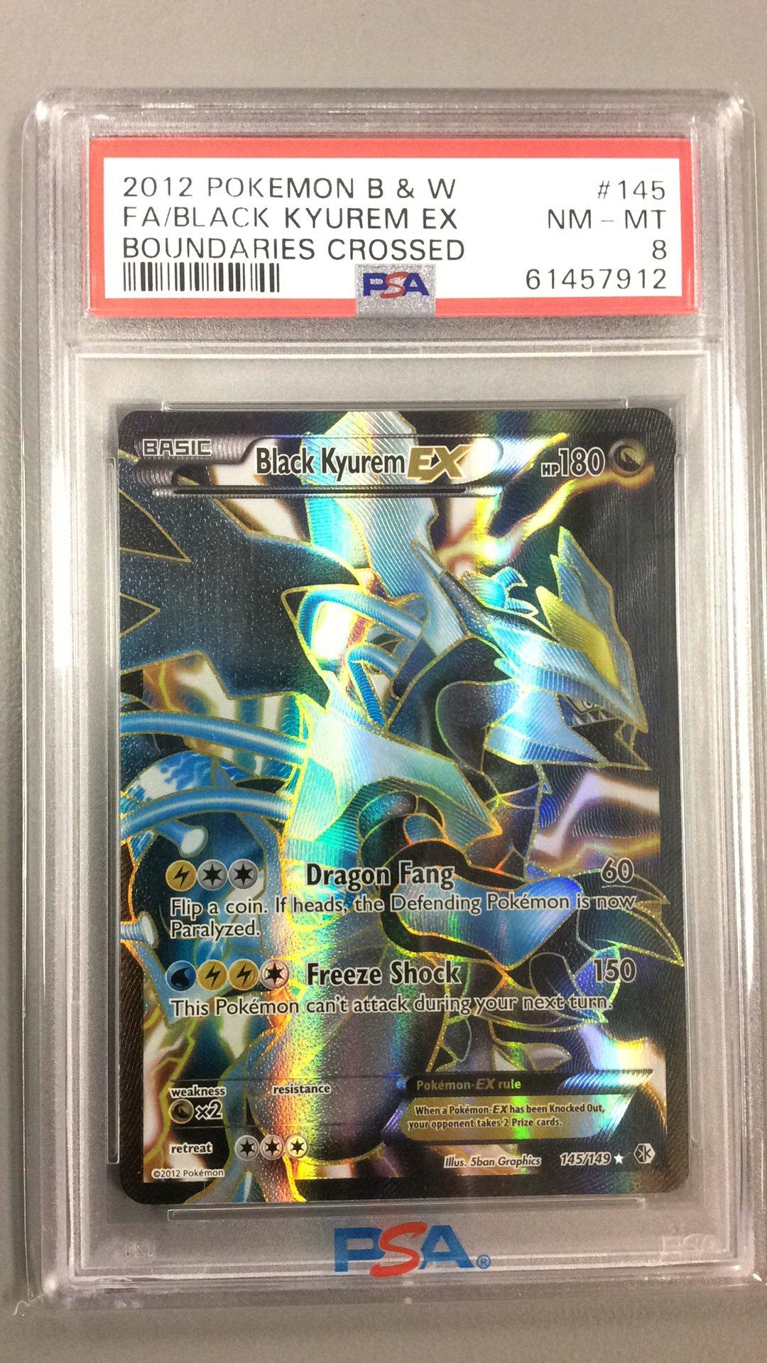 2012 Pokemon Black & White Boundaries Crossed 145 Full Art/black Kyurem ...