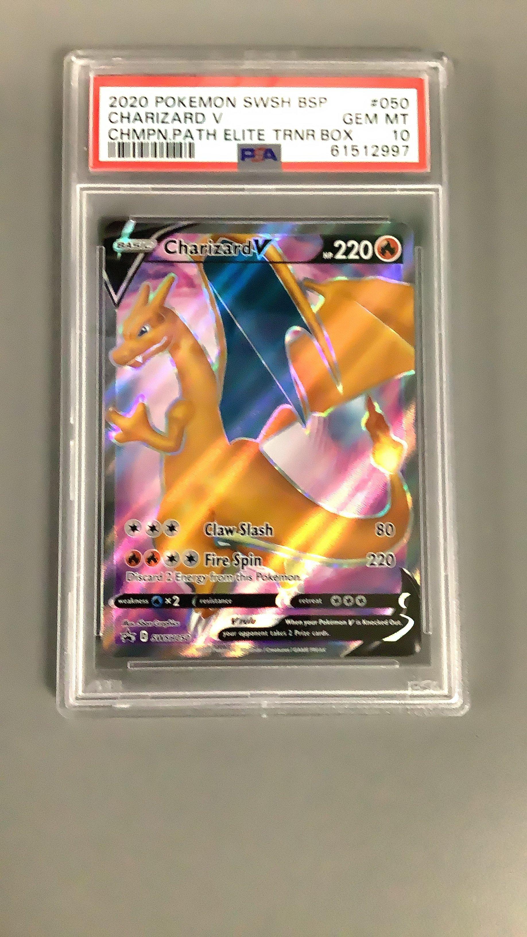 2020 Pokemon Swsh Black Star Promo 050 Charizard V Champion's Path ...