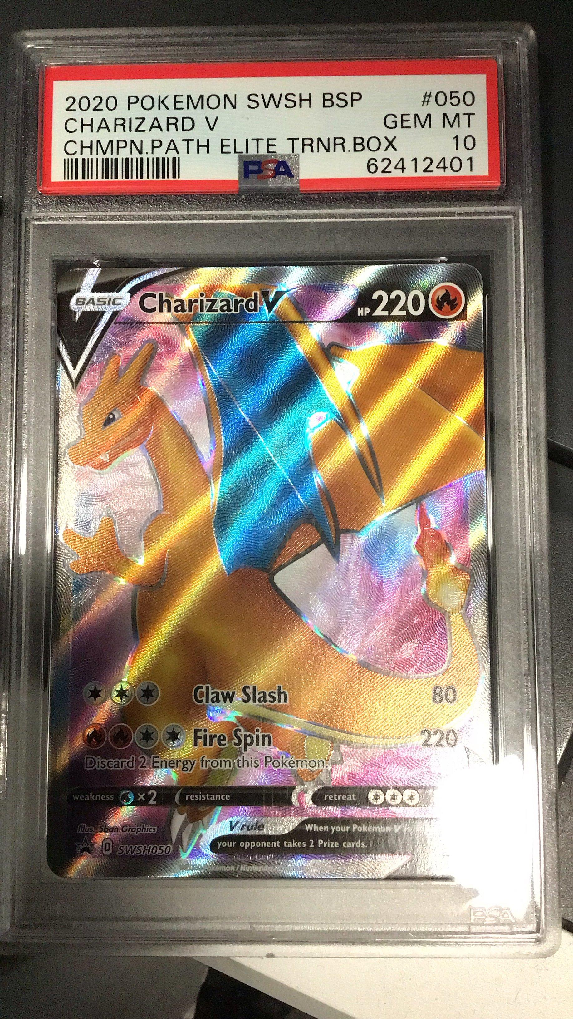 2020 Pokemon Swsh Black Star Promo 050 Charizard V Champion's Path ...