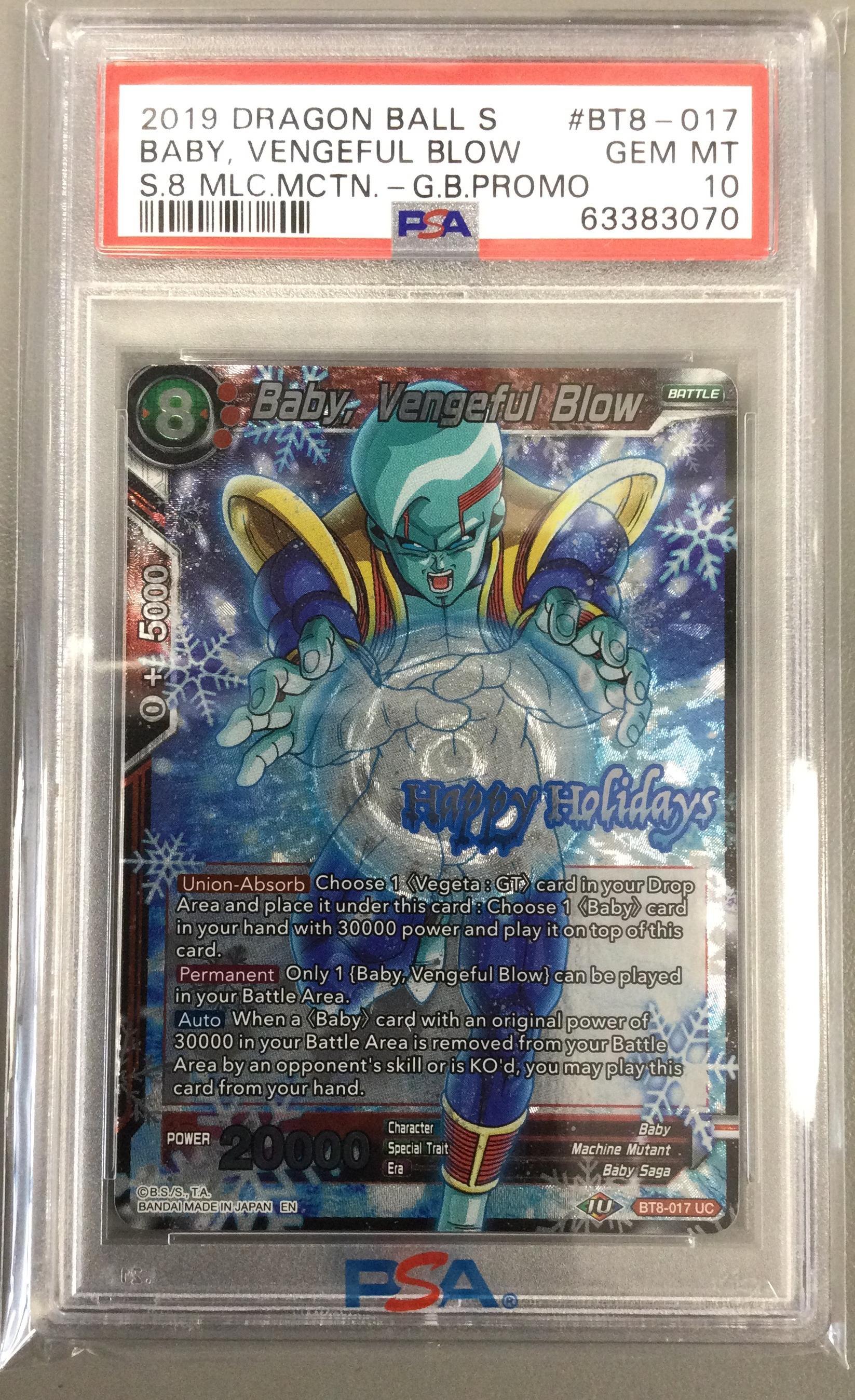 2019 Dragon Ball Super Card Game Series 8 Malicious Machinations Bt8-017 Baby, Vengeful Blow ...