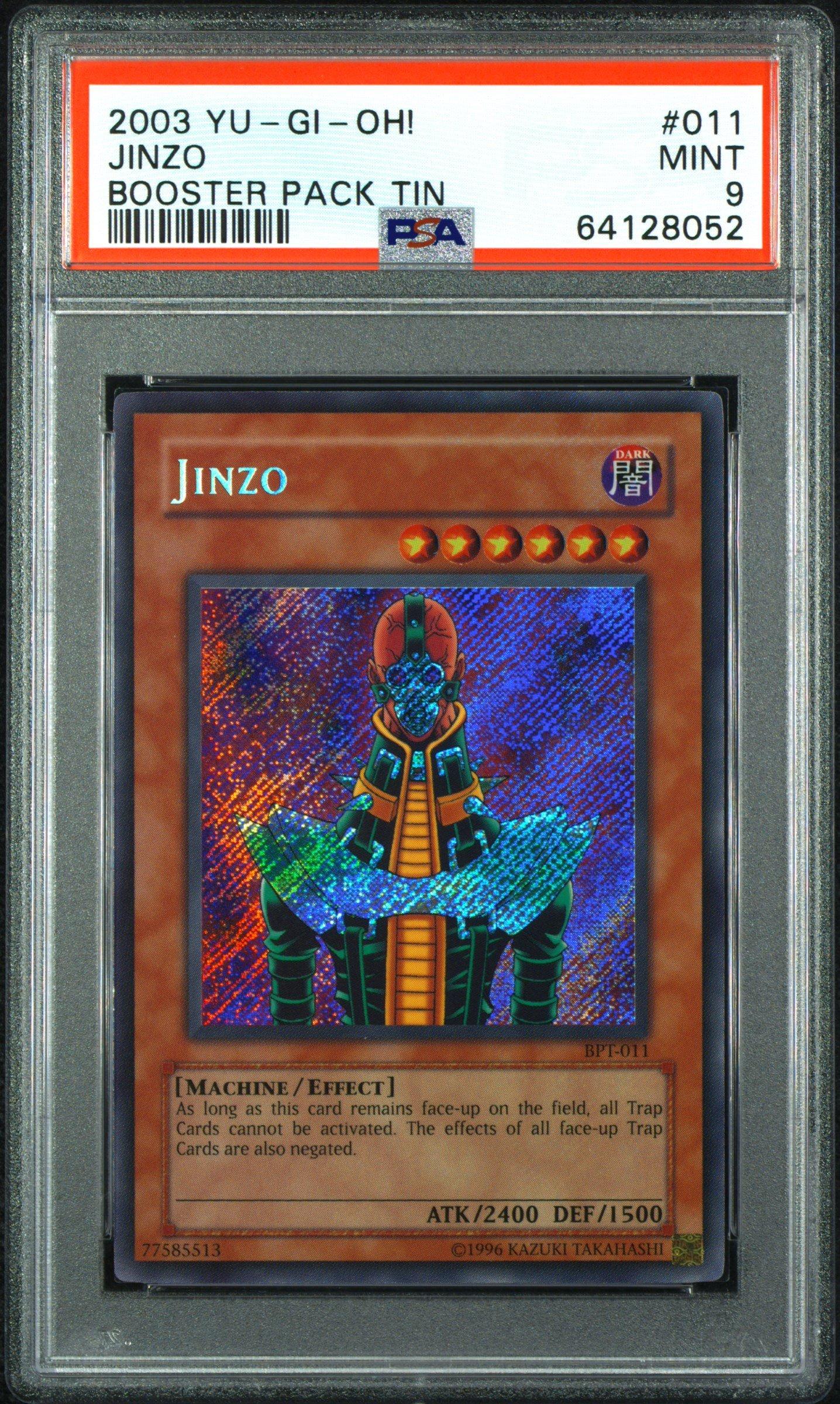2003 Yu-gi-oh! Booster Pack Tin 011 Jinzo PSA 9 | GameStop