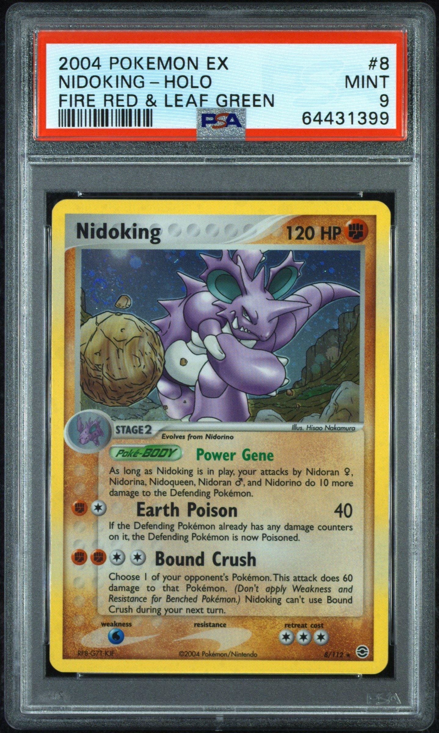 2004 Pokemon Ex Fire Red & Leaf Green 8 Nidoking-holo PSA 9 | GameStop