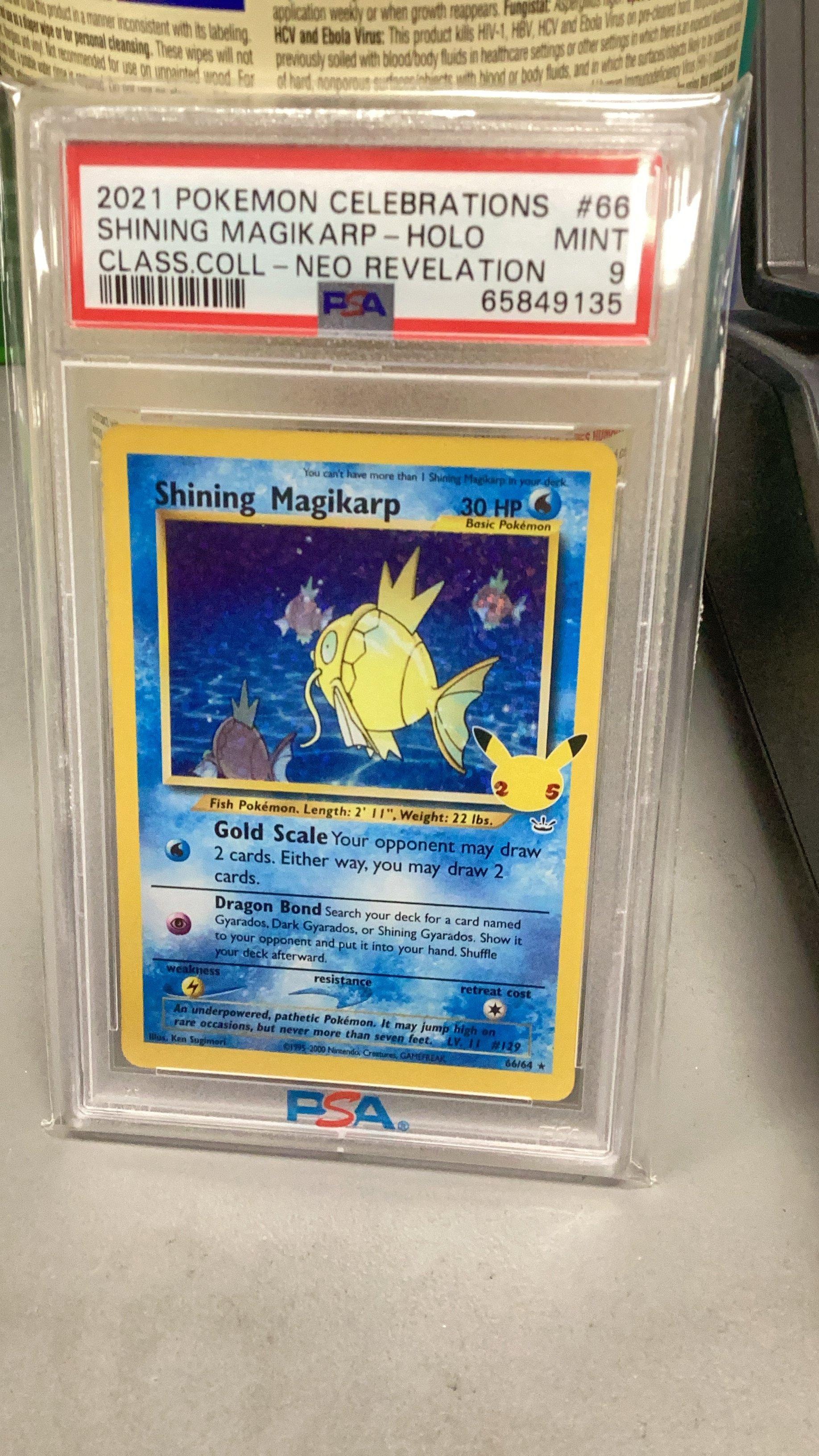 2021 Pokemon Celebrations Classic Collection 66 Shining Magikarp-holo ...