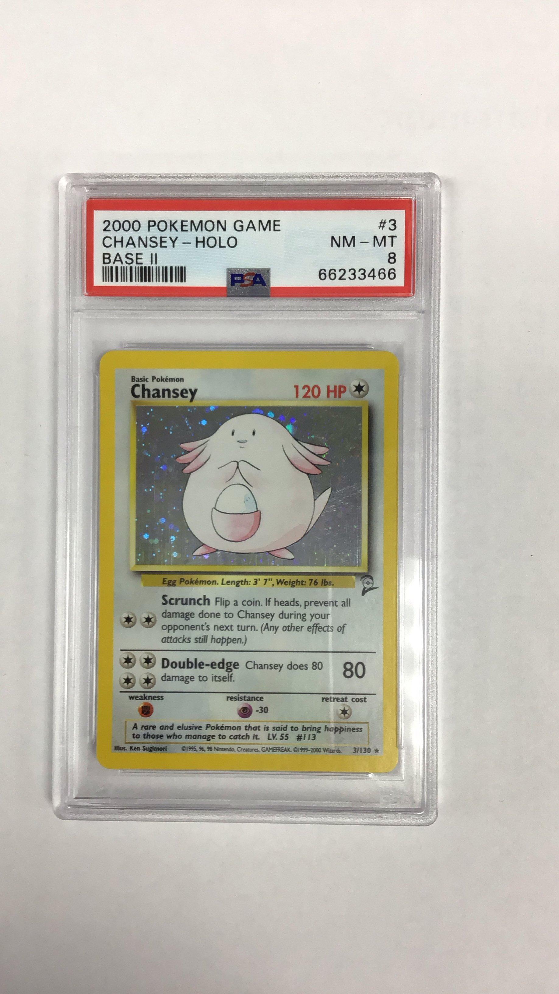 2000 Pokemon Game Base Ii 3 Chansey PSA 8 | GameStop