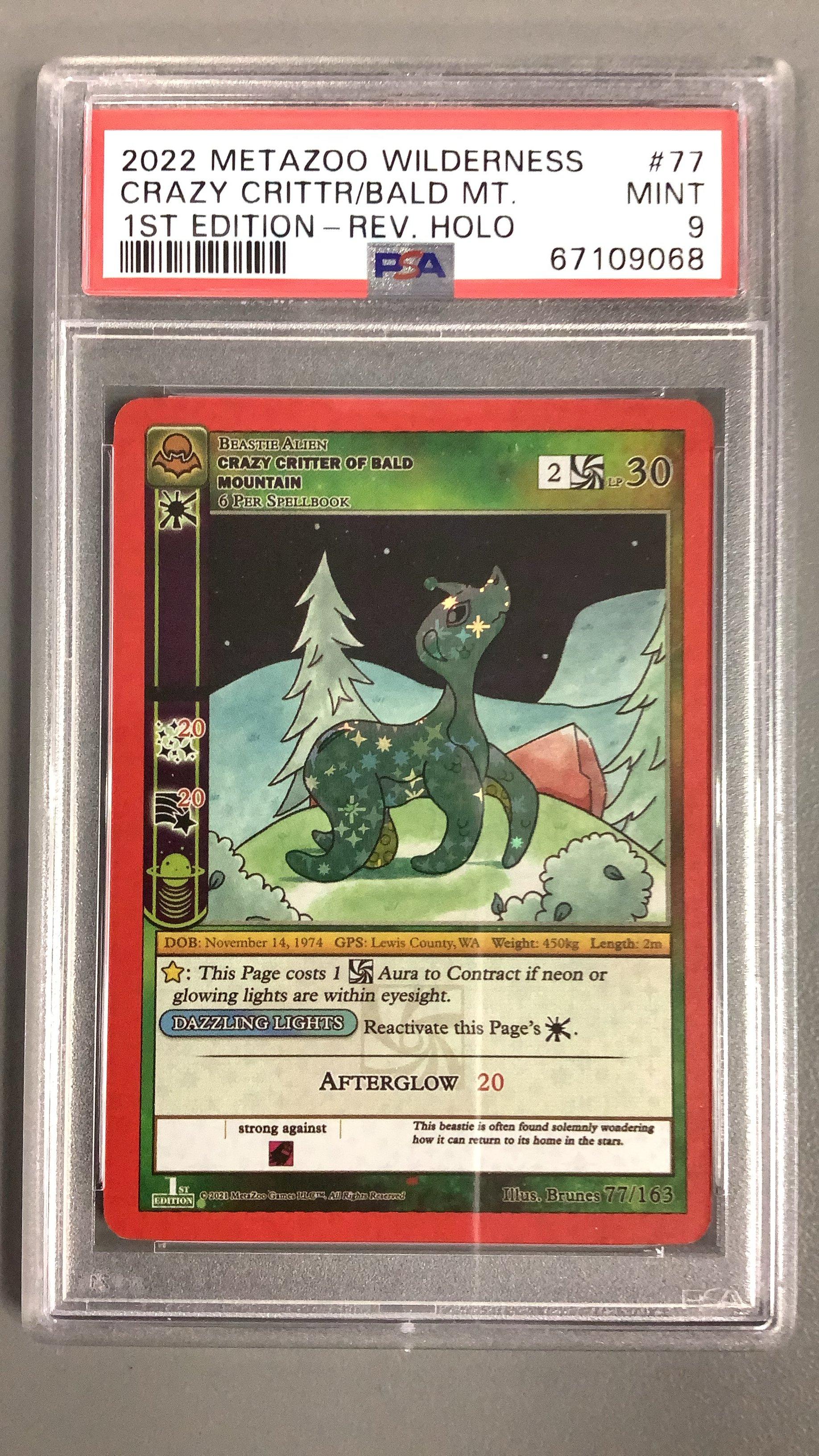 2022 Metazoo Wilderness 77 Crazy Critter Of Bald Mountain-reverse Holo ...