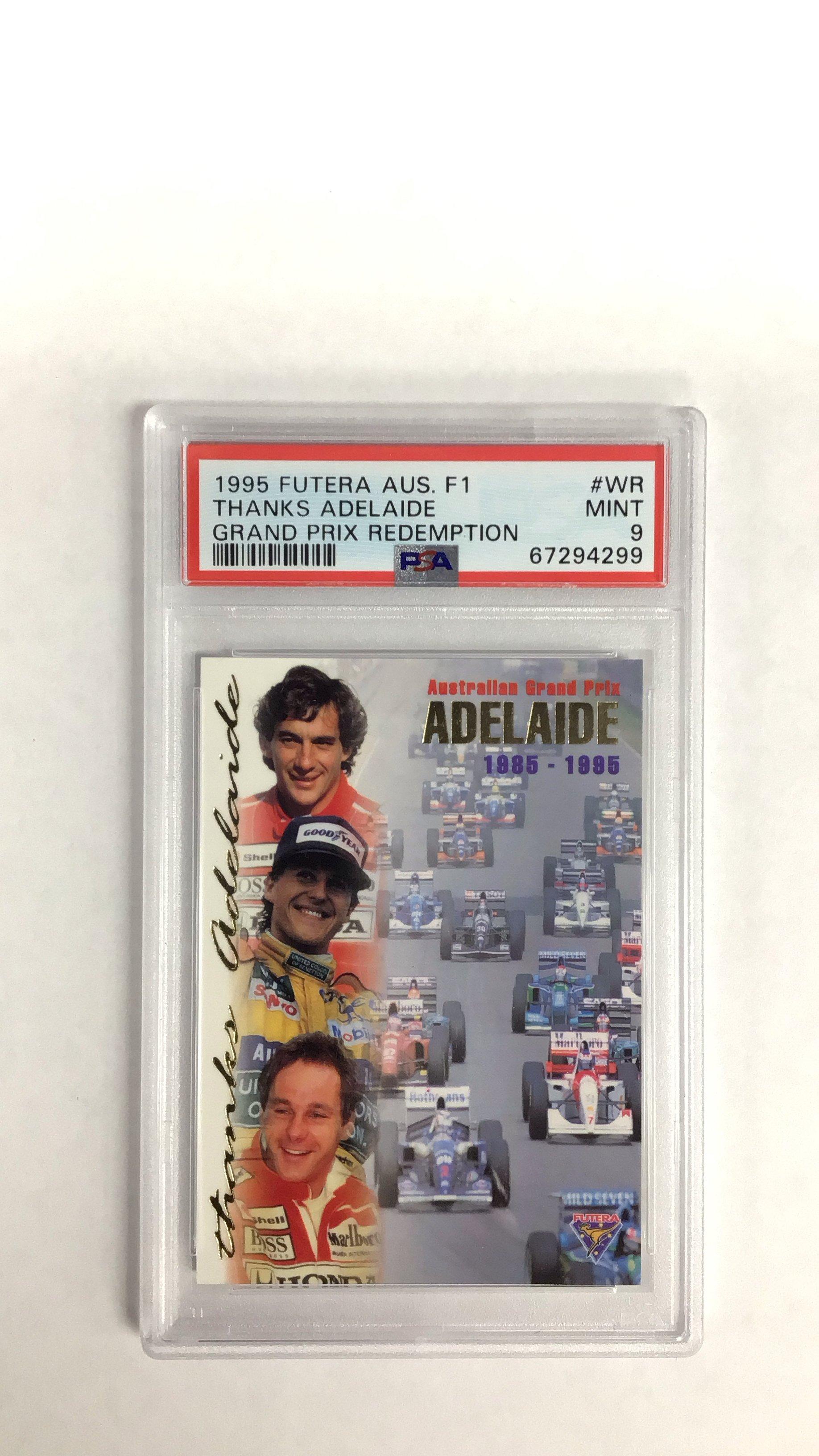 1995 Futera Australian Formula 1 Grand Prix Redemption Wr Thanks ...