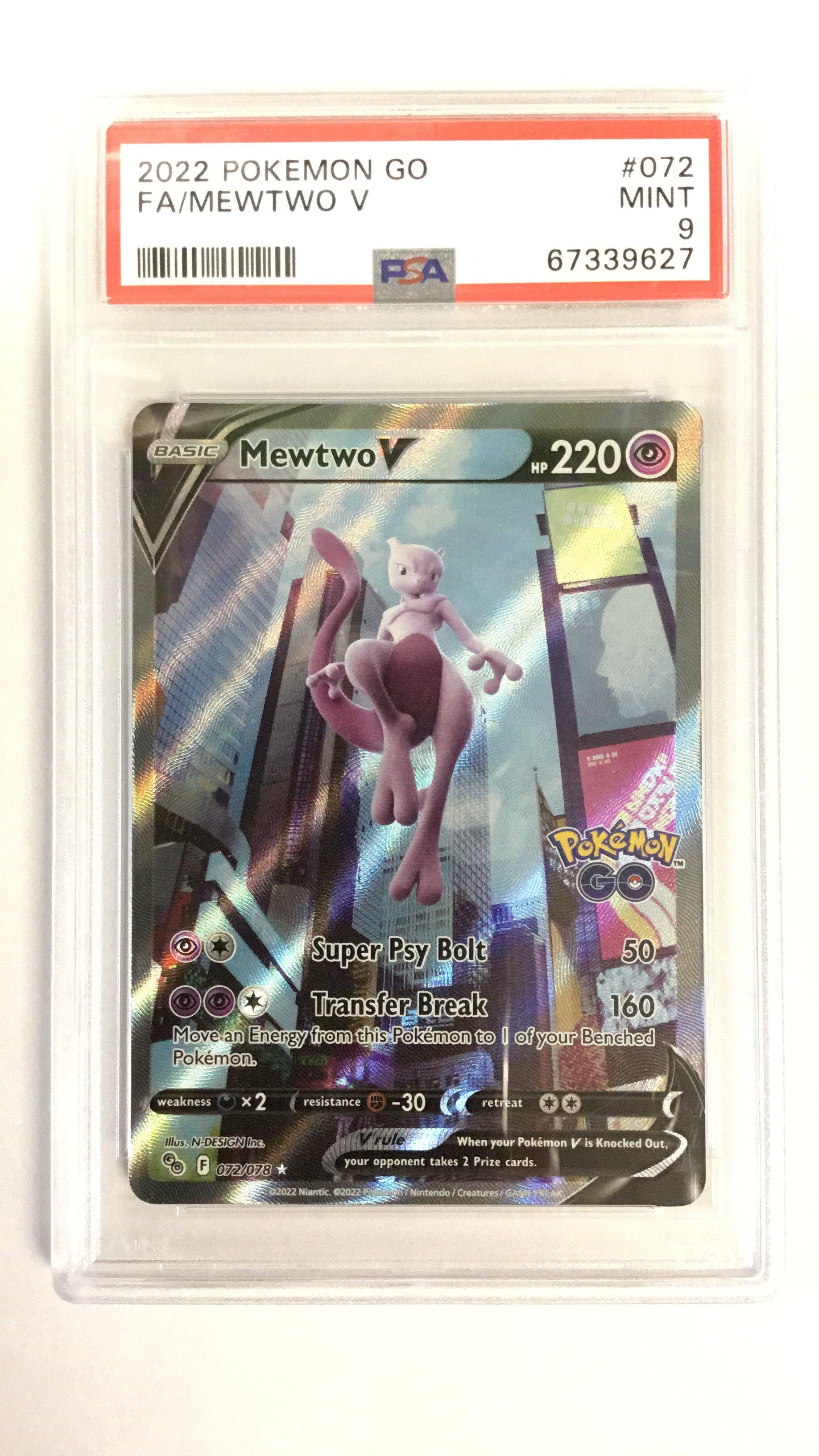 2022 Pokemon Go 072 Fa/mewtwo V PSA 9 | GameStop