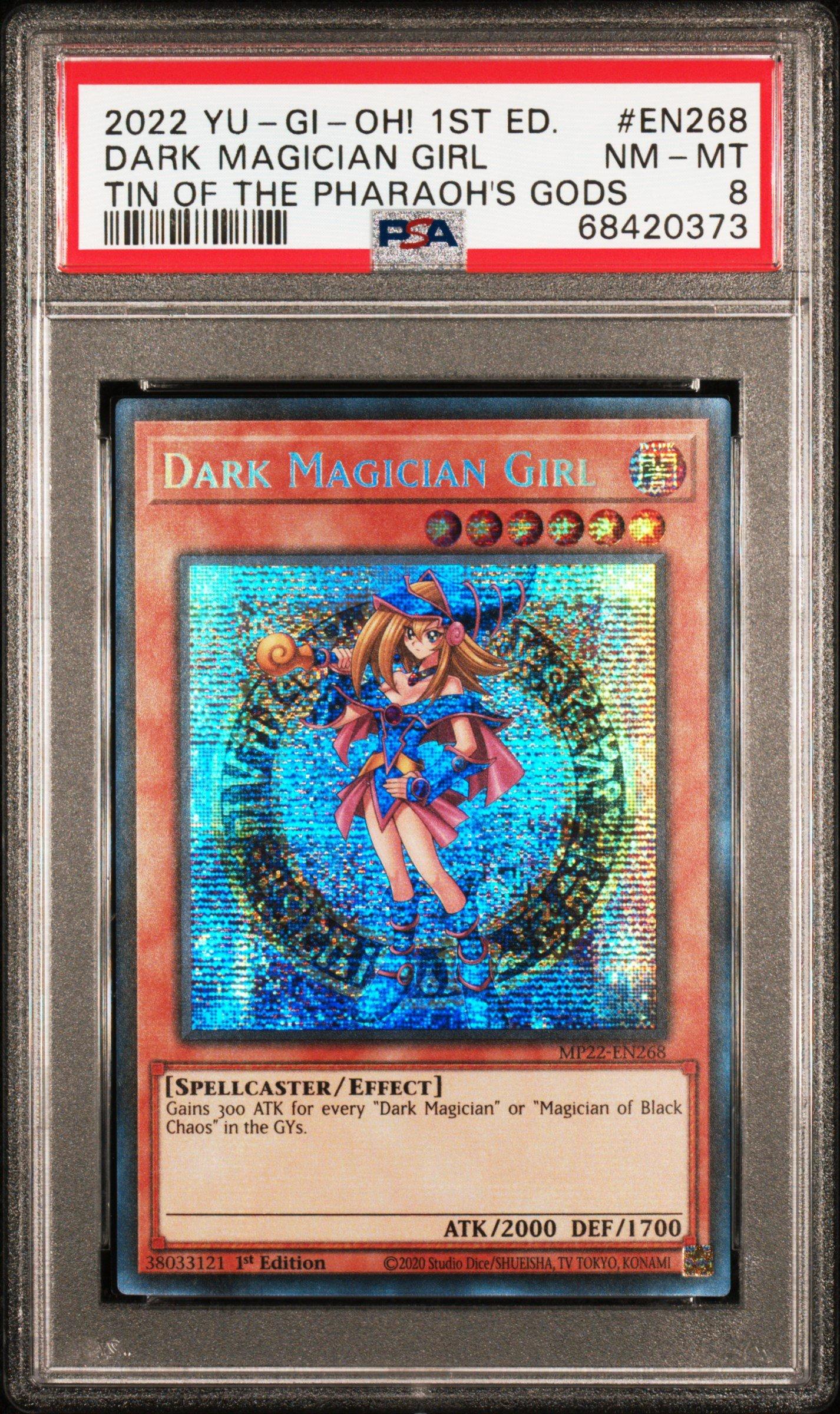 2022 Yu-gi-oh! Tin Of The Pharaoh's Gods En268 Dark Magician Girl PSA 8 | GameStop