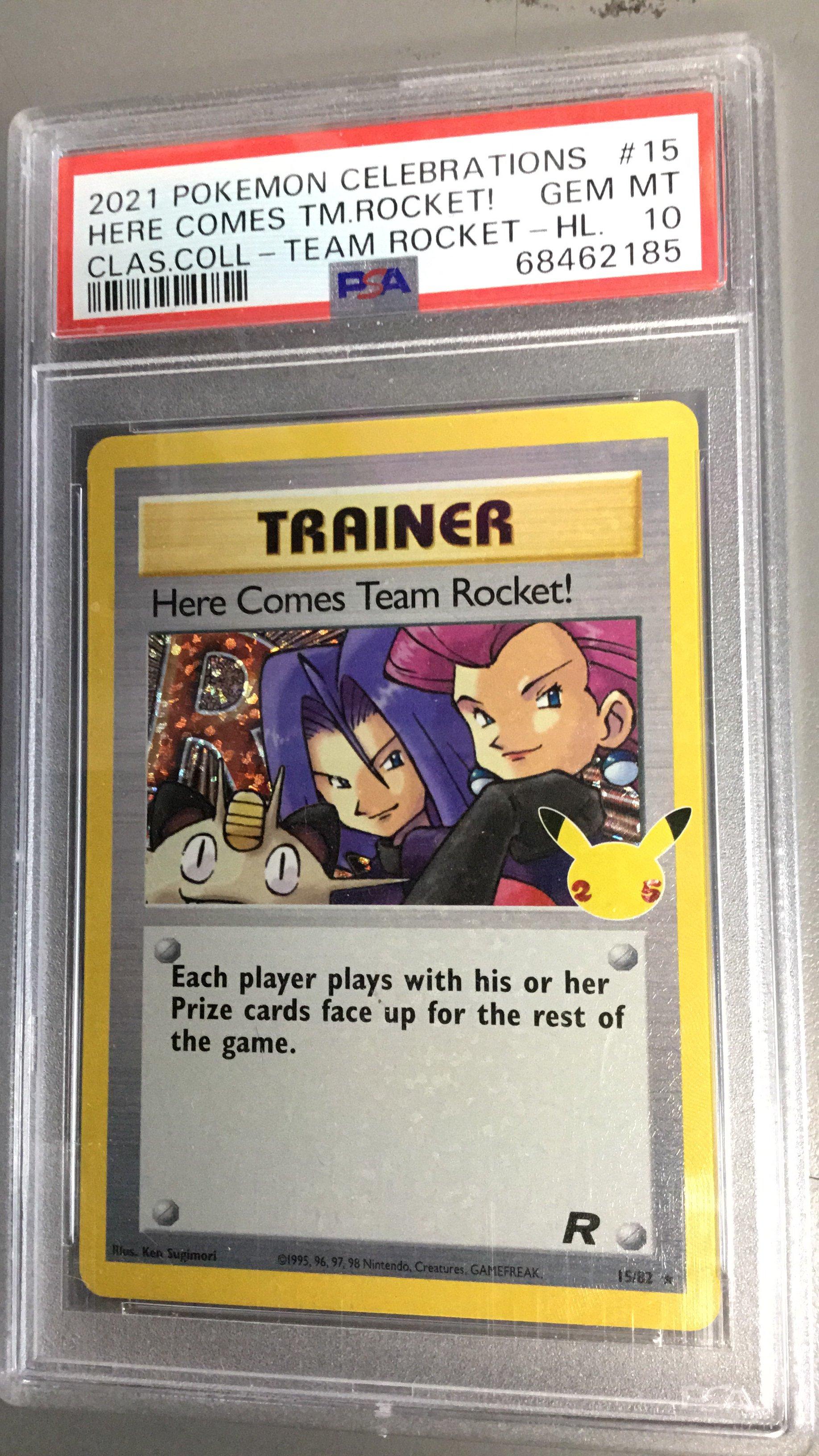 2021 Pokemon Celebrations Classic Collection 15 Here Comes Team Rocket ...