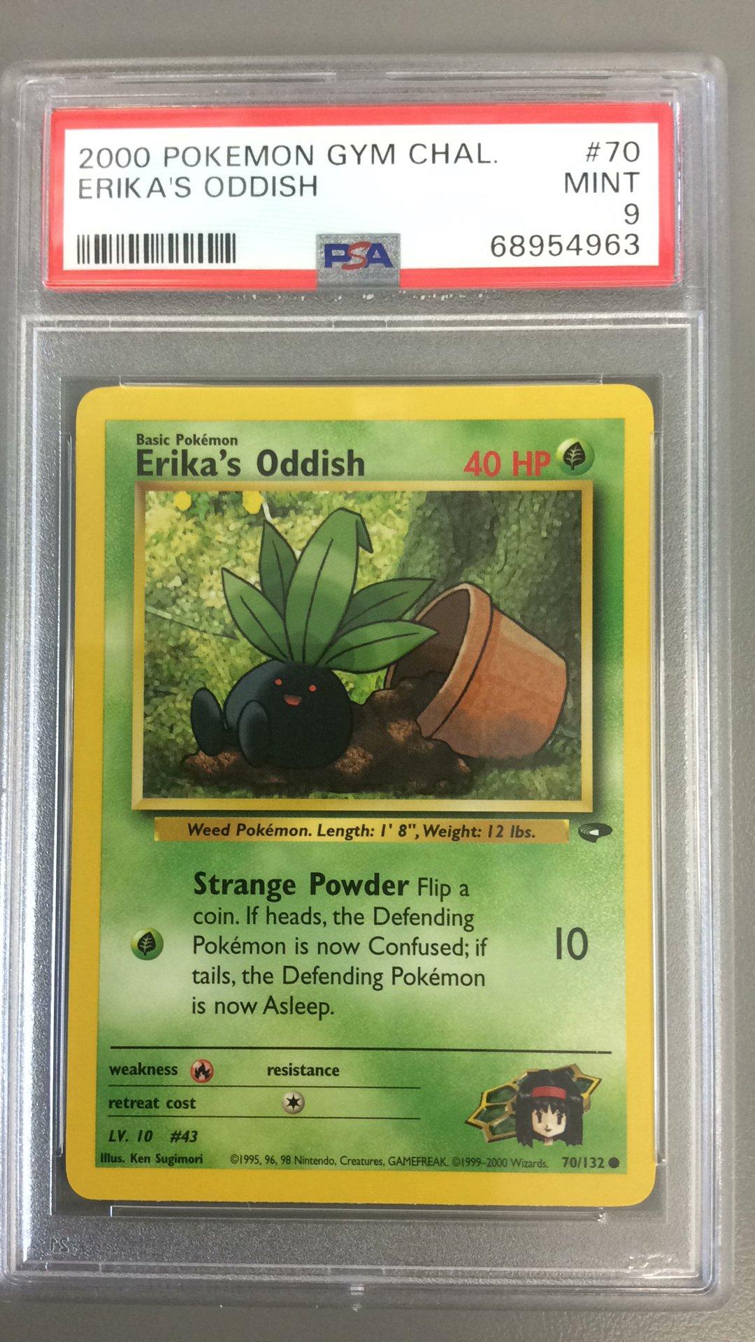2000 Pokemon Gym Challenge 70 Erika's Oddish PSA 9 | GameStop