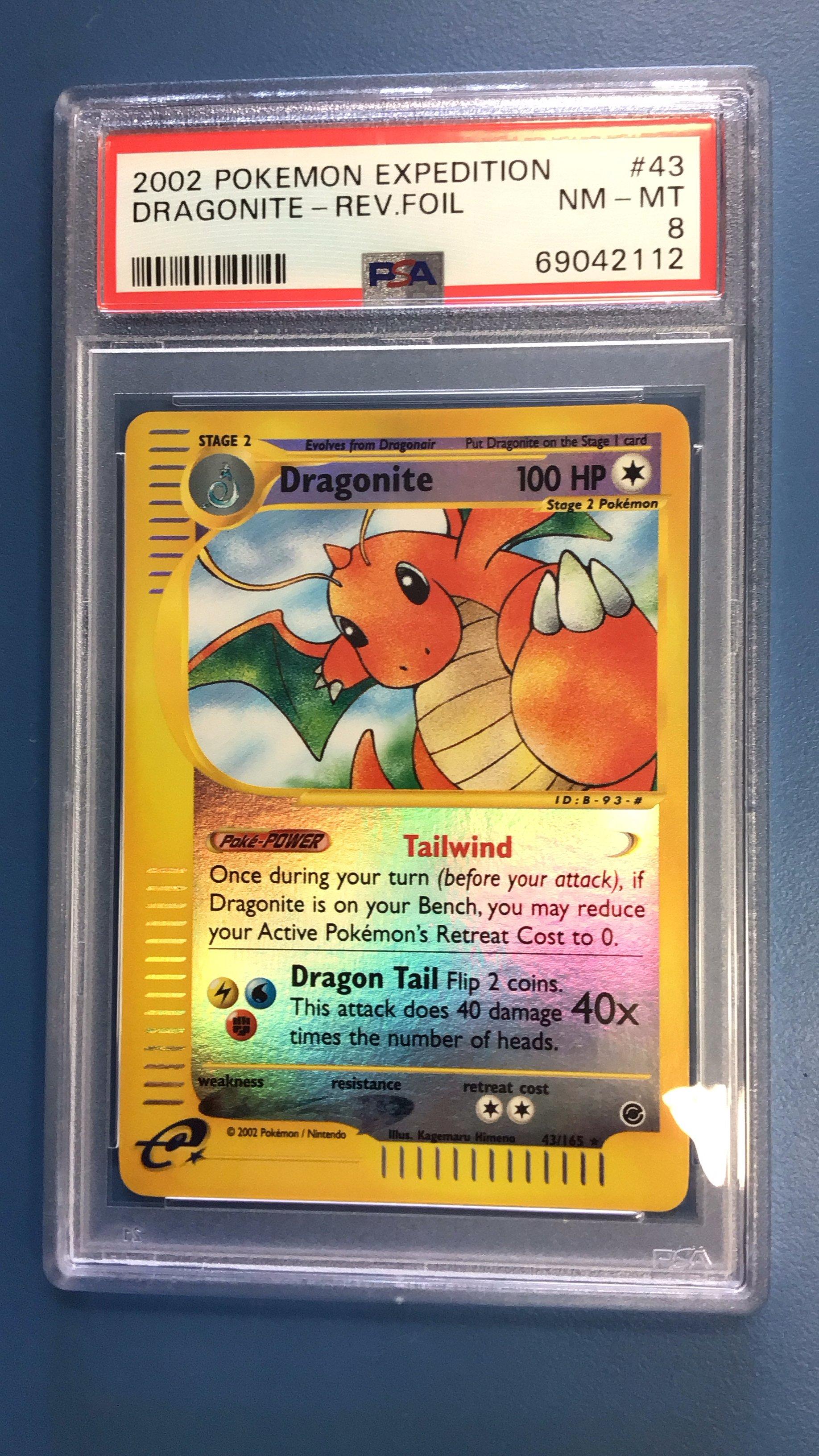 2002 Pokemon Expedition 43 Dragonite-reverse Foil PSA 8 | GameStop