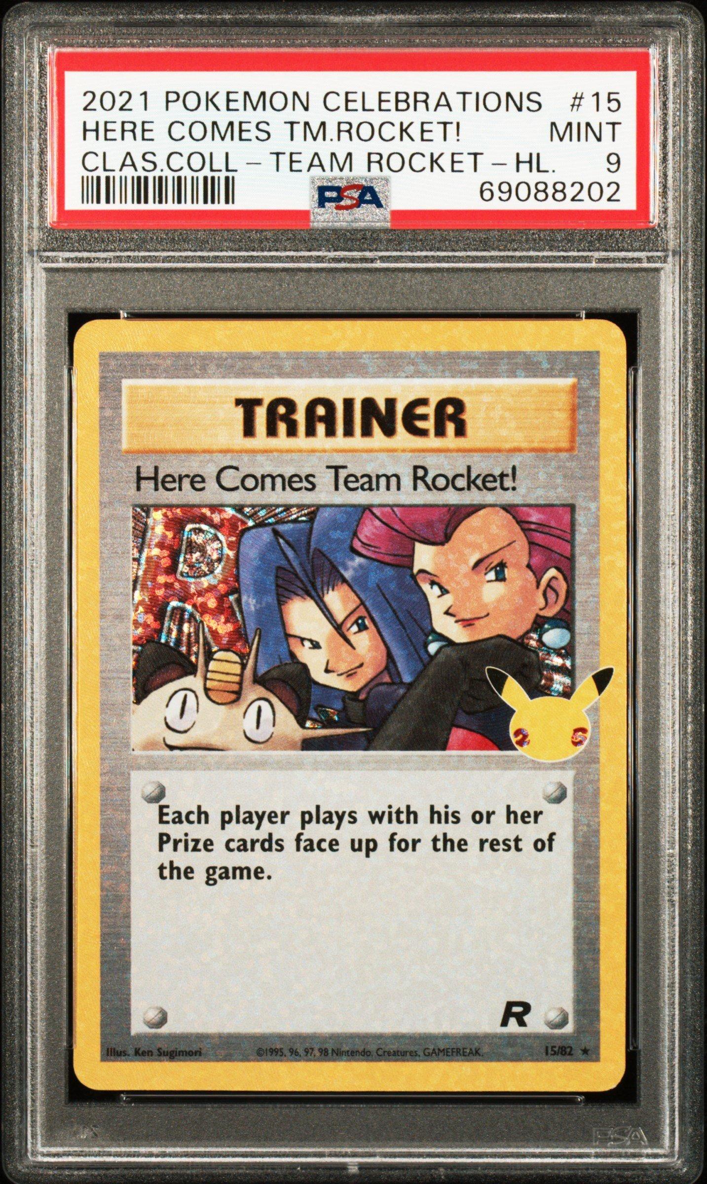 2021 Pokemon Celebrations Classic Collection 15 Here Comes Team Rocket ...