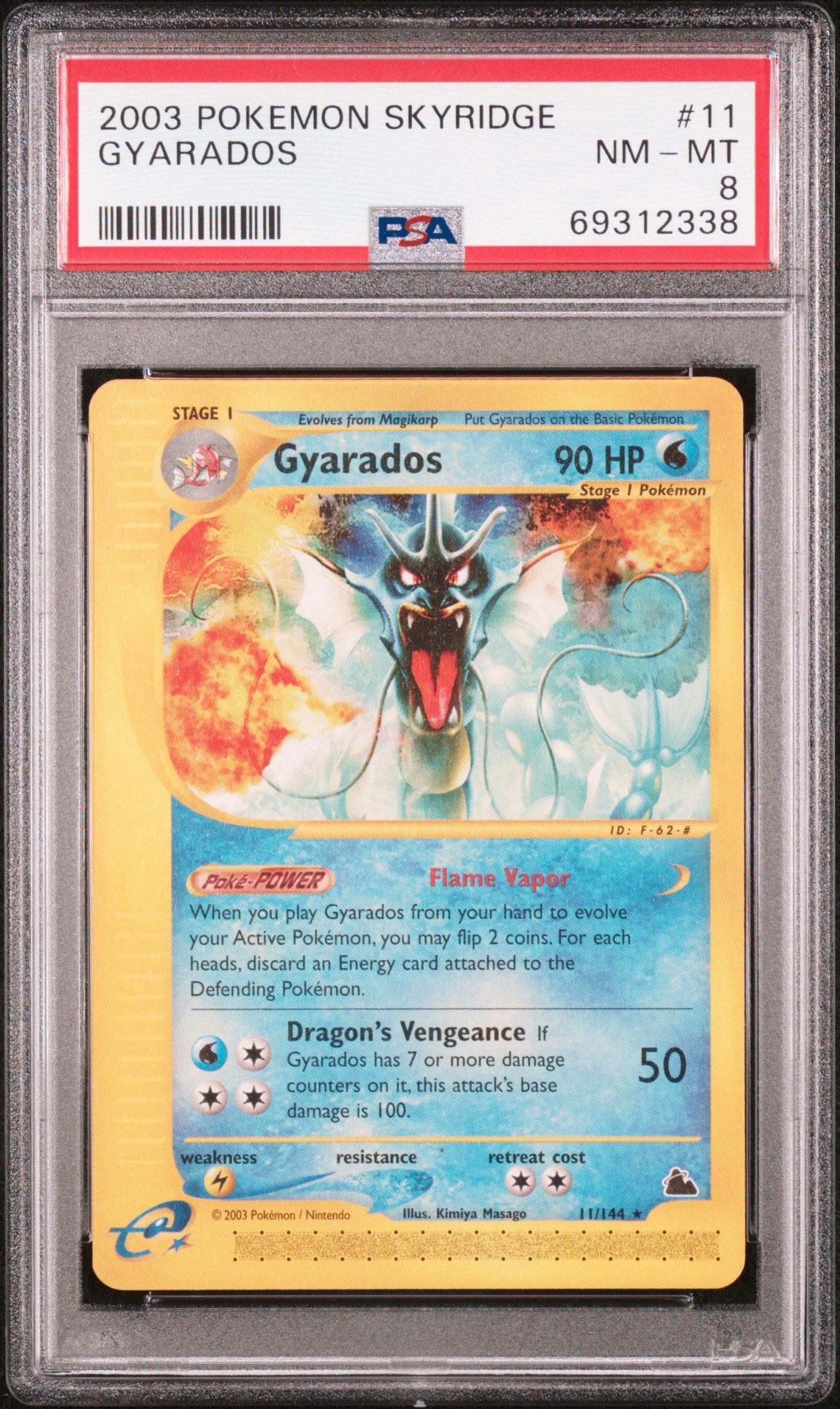 2003 Pokemon Skyridge 11 Gyarados PSA 8 | GameStop